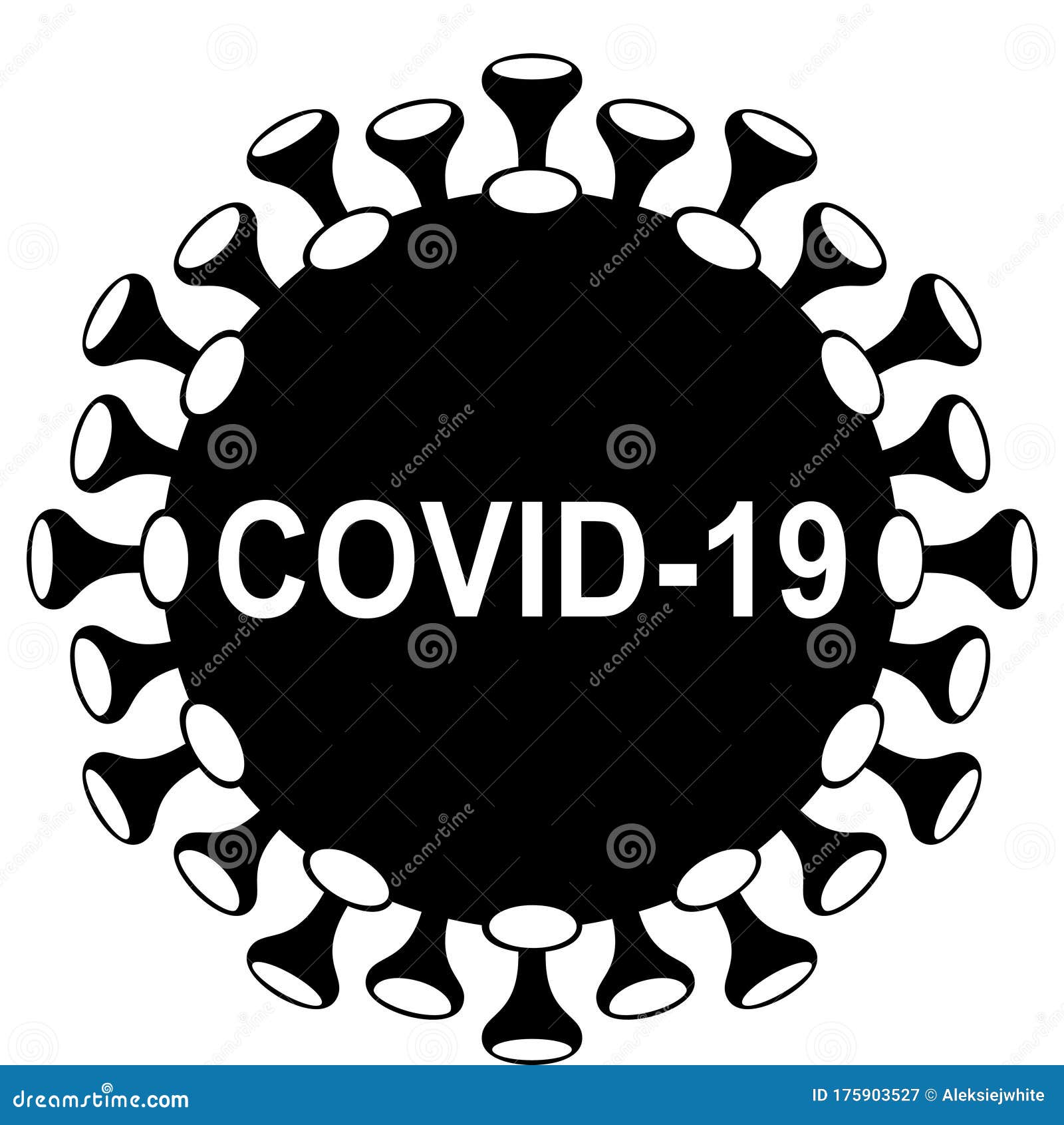 Coronavirus Covid-19 Vector Illustration, Virus Sign Stock Vector ...