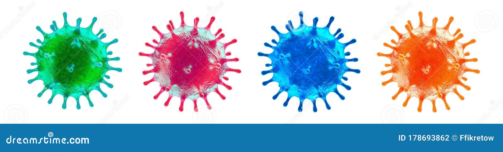 Virus Isolated On White Background. Infection And Immunodeficiency ...