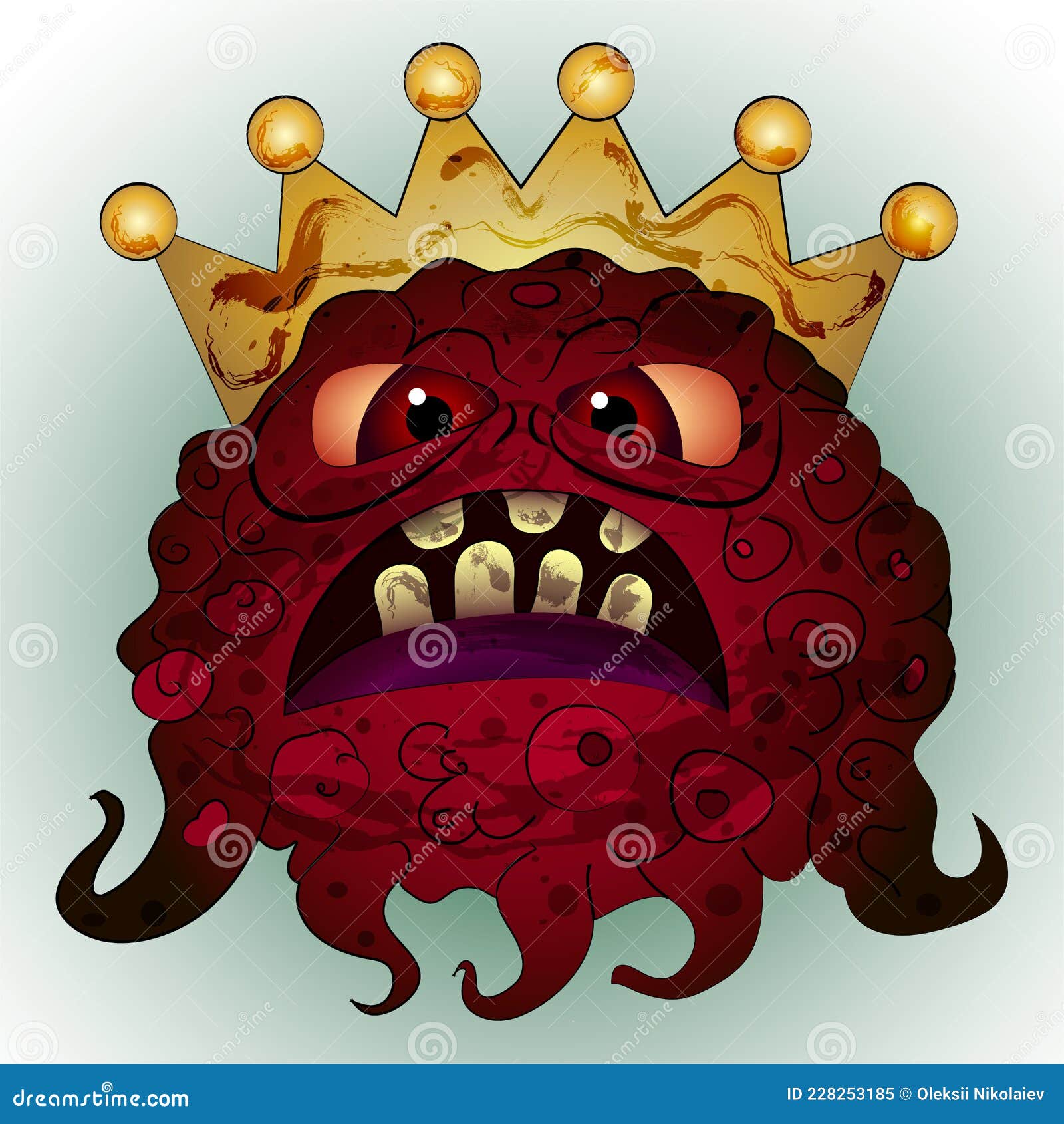 Coronavirus COVID-19. Virus, Monster, Freak. Vector Illustration Stock ...