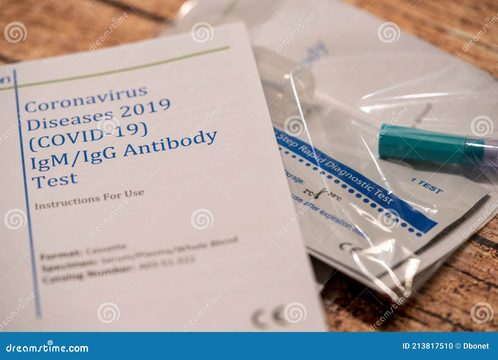 Coronavirus Diseases IgM and IgG Antibody Test Stock Photo - Image of ...