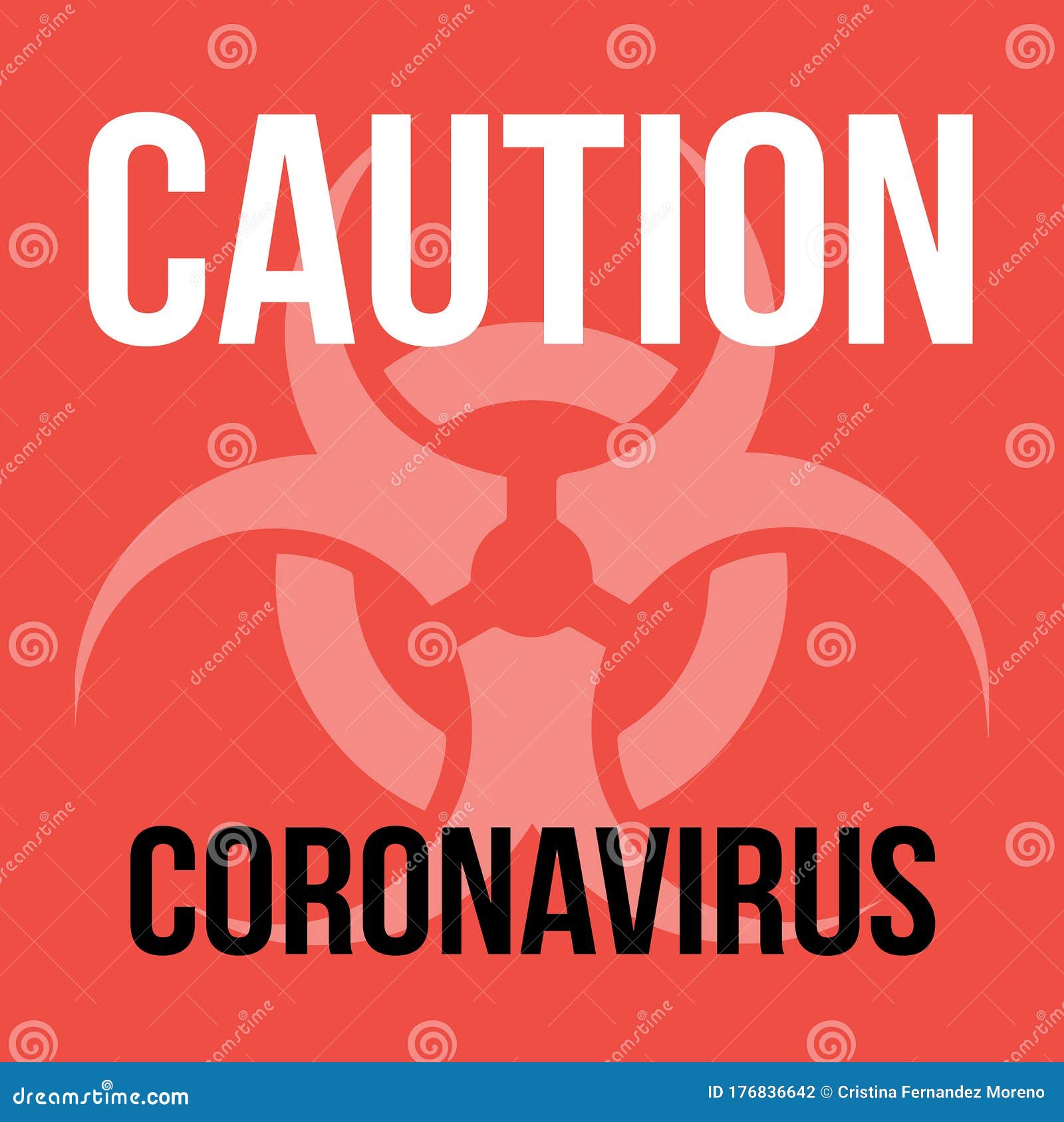 Caution. Virus! Warning Sign. Vector Illustration | CartoonDealer.com ...