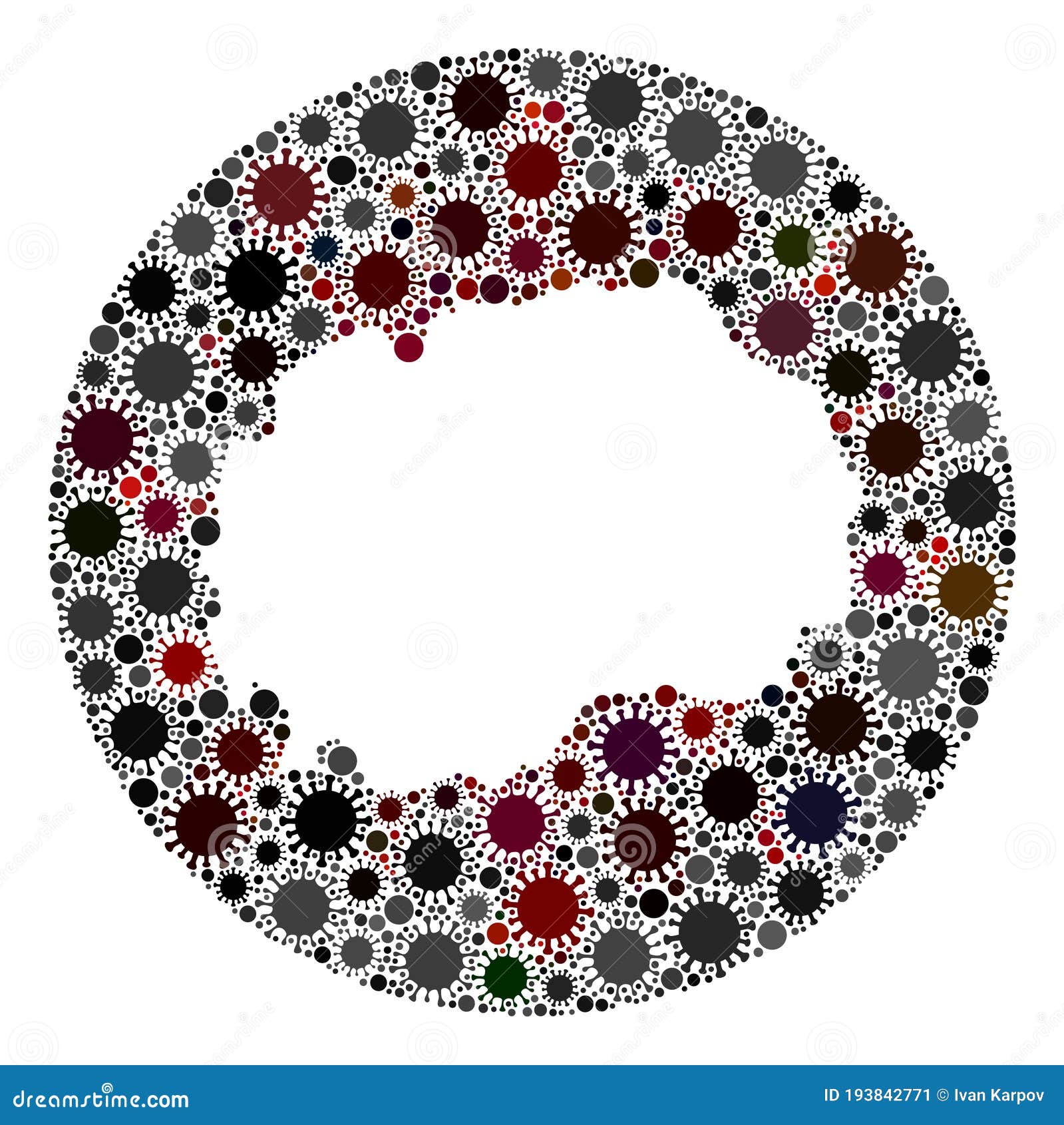 Hole Circle Map Of Anguilla Island Mosaic And Scratched Stamp Royalty ...