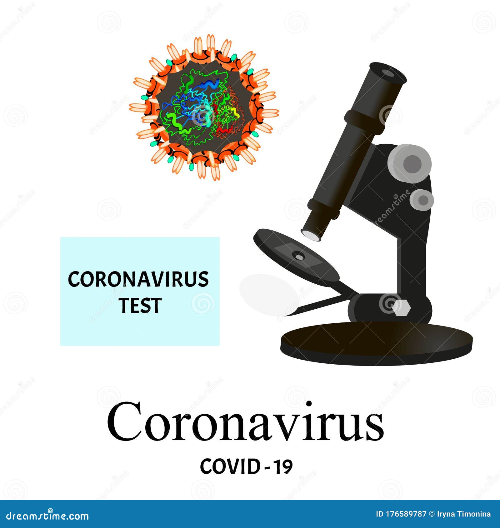Coronavirus. Coronavirus Infection COVID 19. Virus Structure ...