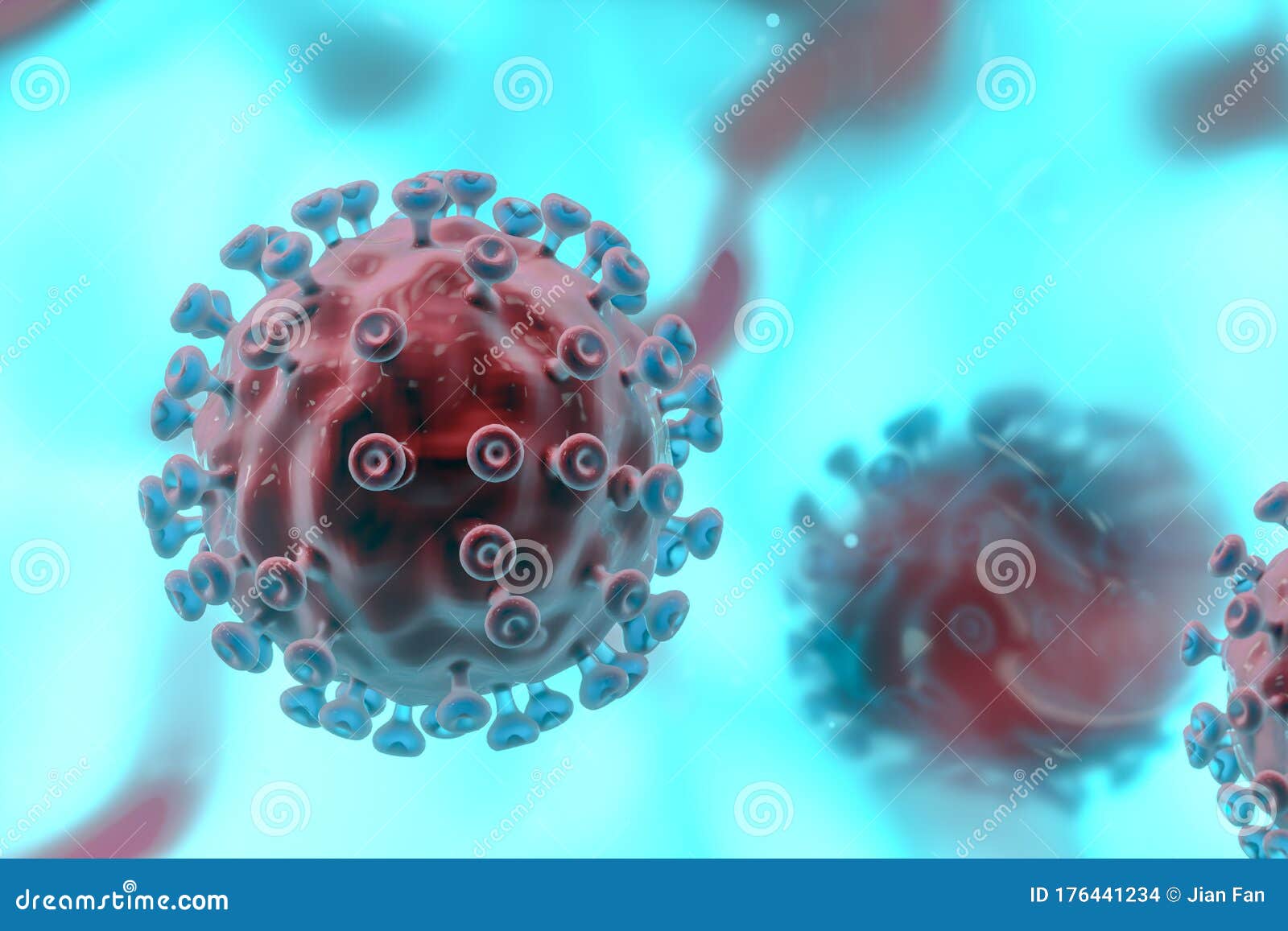 Coronavirus and Infection,medical Concept, 3d Rendering Stock ...
