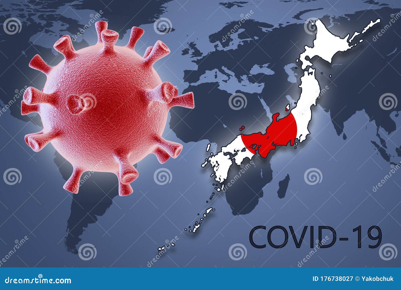 In Japan stock illustration. Illustration of japan, epidemiology ...