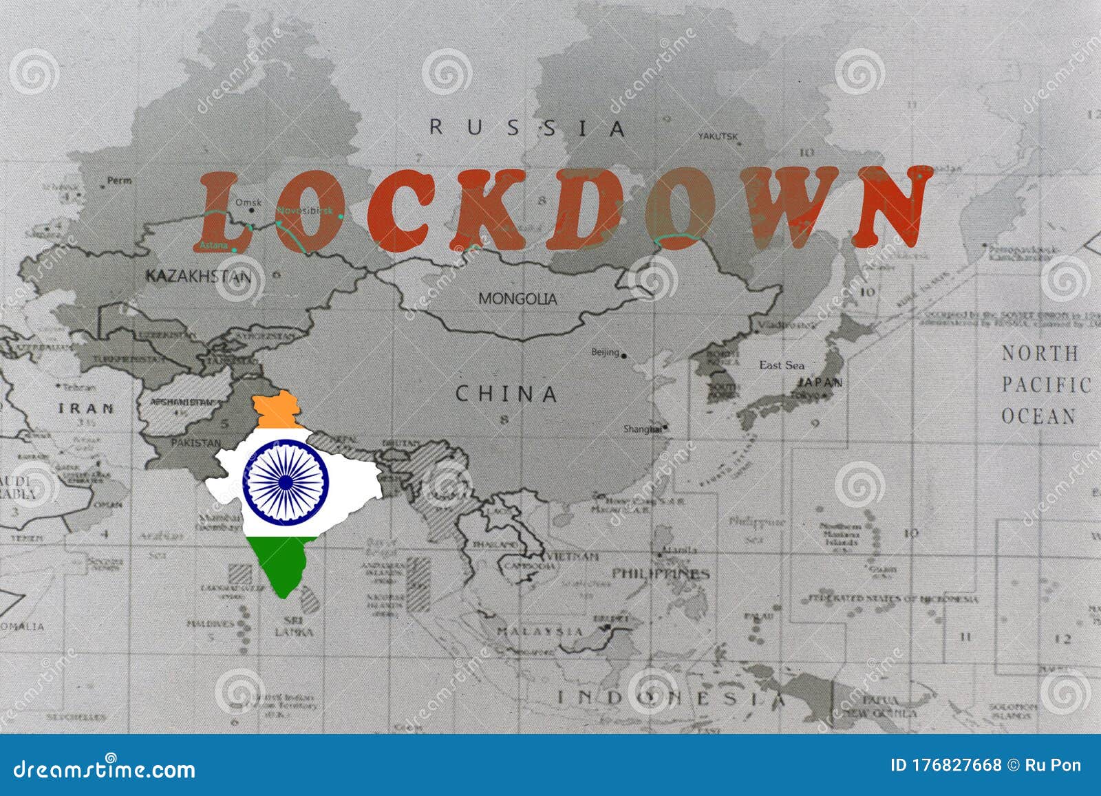 Coronavirus Lockdown India. Coronavirus Situation in India Stock Photo ...