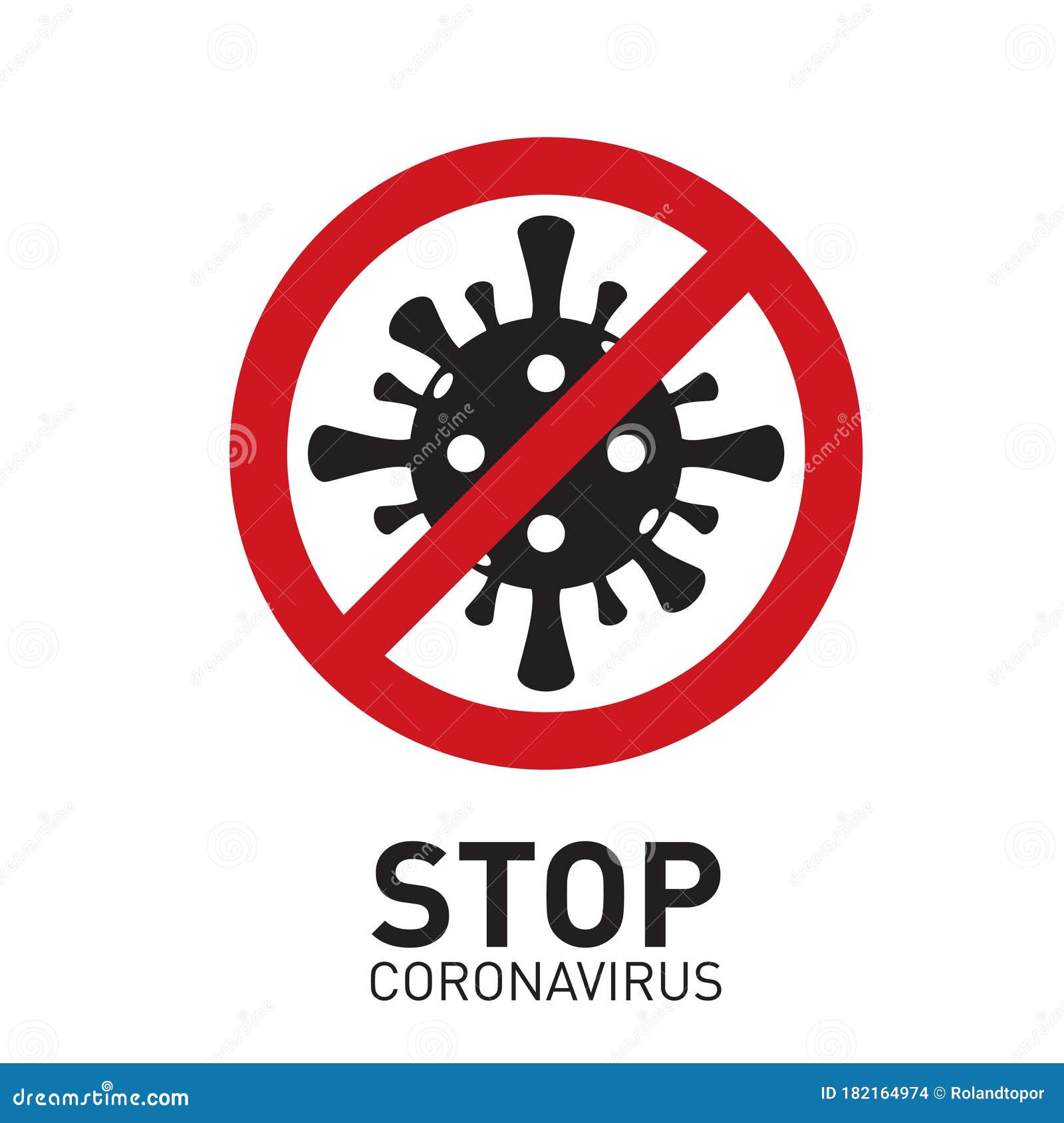 Coronavirus Logo Design. Vector Outline Graphics. Vector Illustration ...
