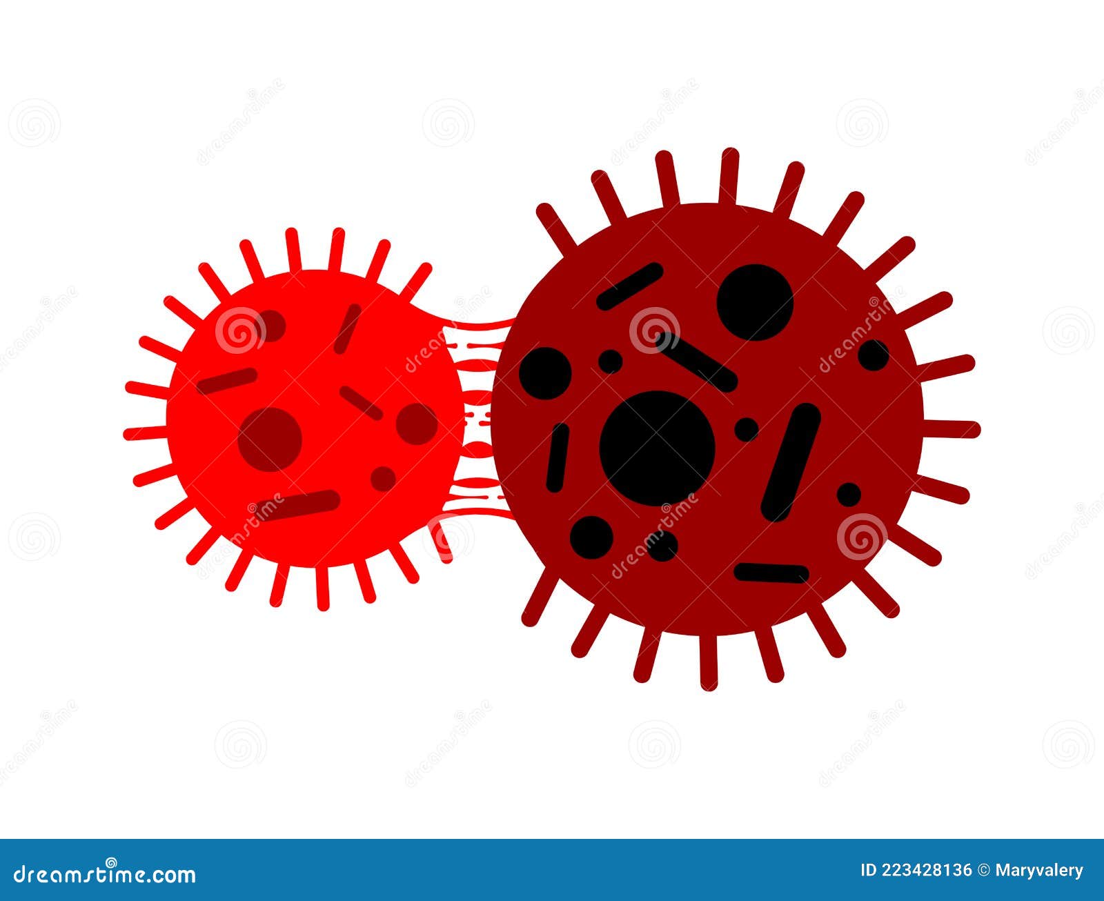 Coronavirus Mutation. Evolution of COVID-19 Stock Vector - Illustration ...