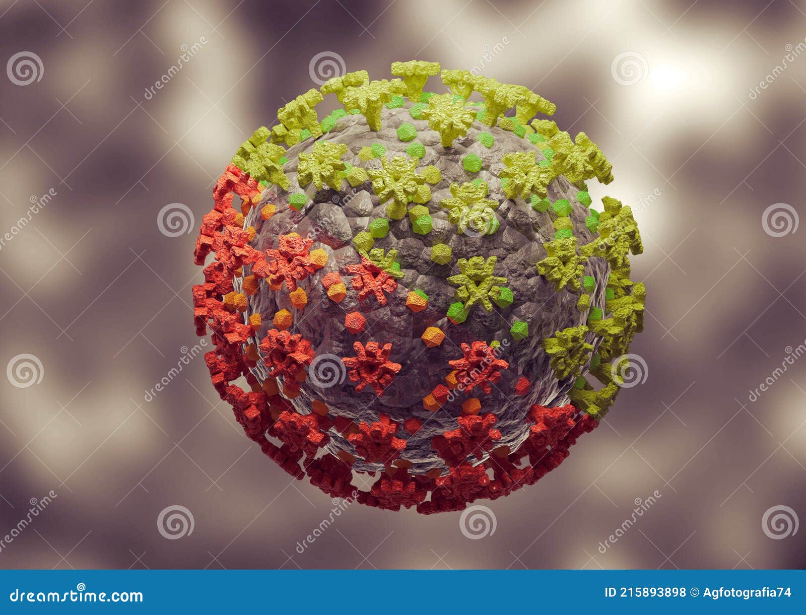 Coronavirus Mutation. New Variant and Strain of SARS CoV 2 Stock ...