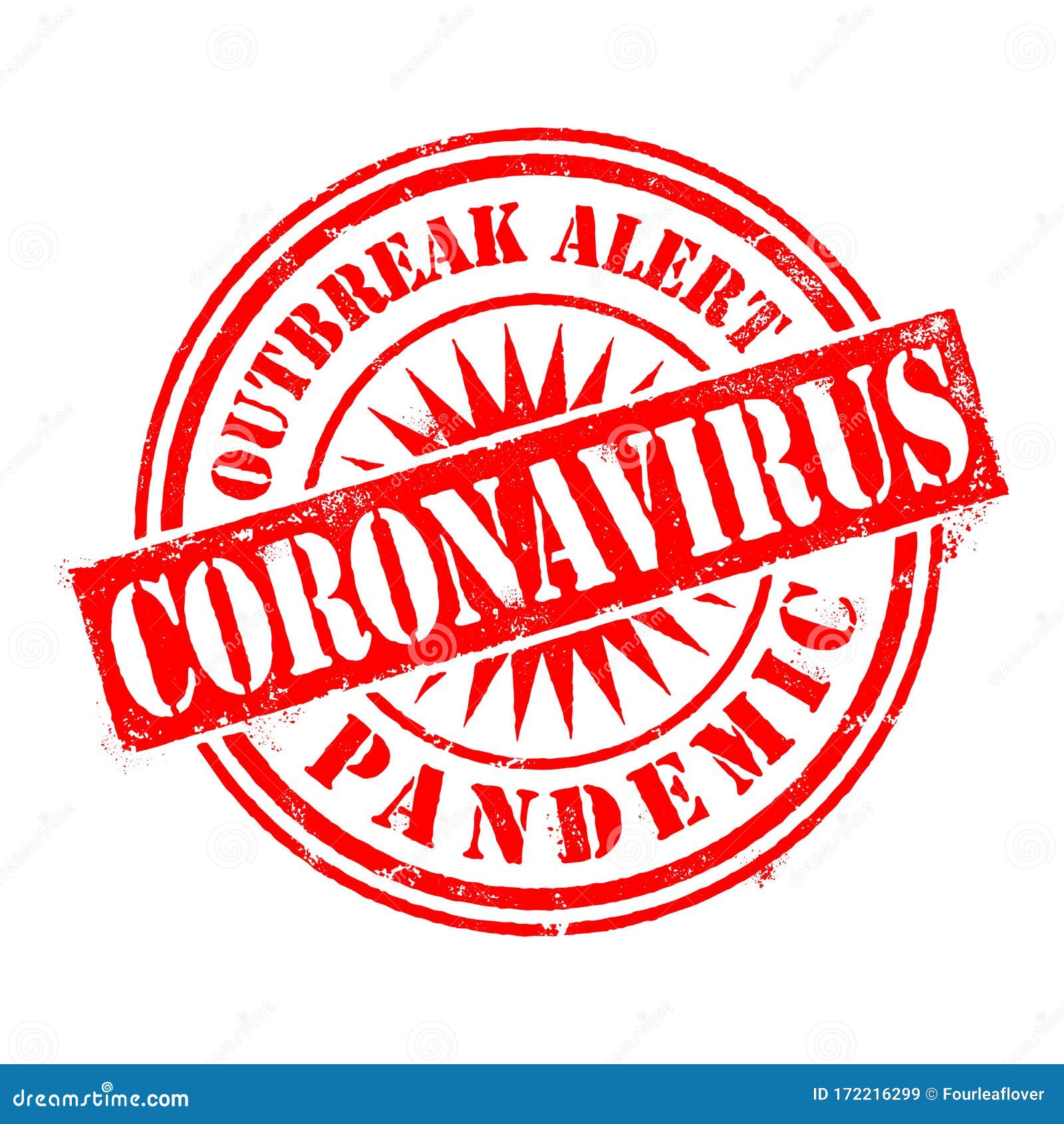 Coronavirus. Outbreak Alert. Vector Stamp Stock Vector - Illustration ...