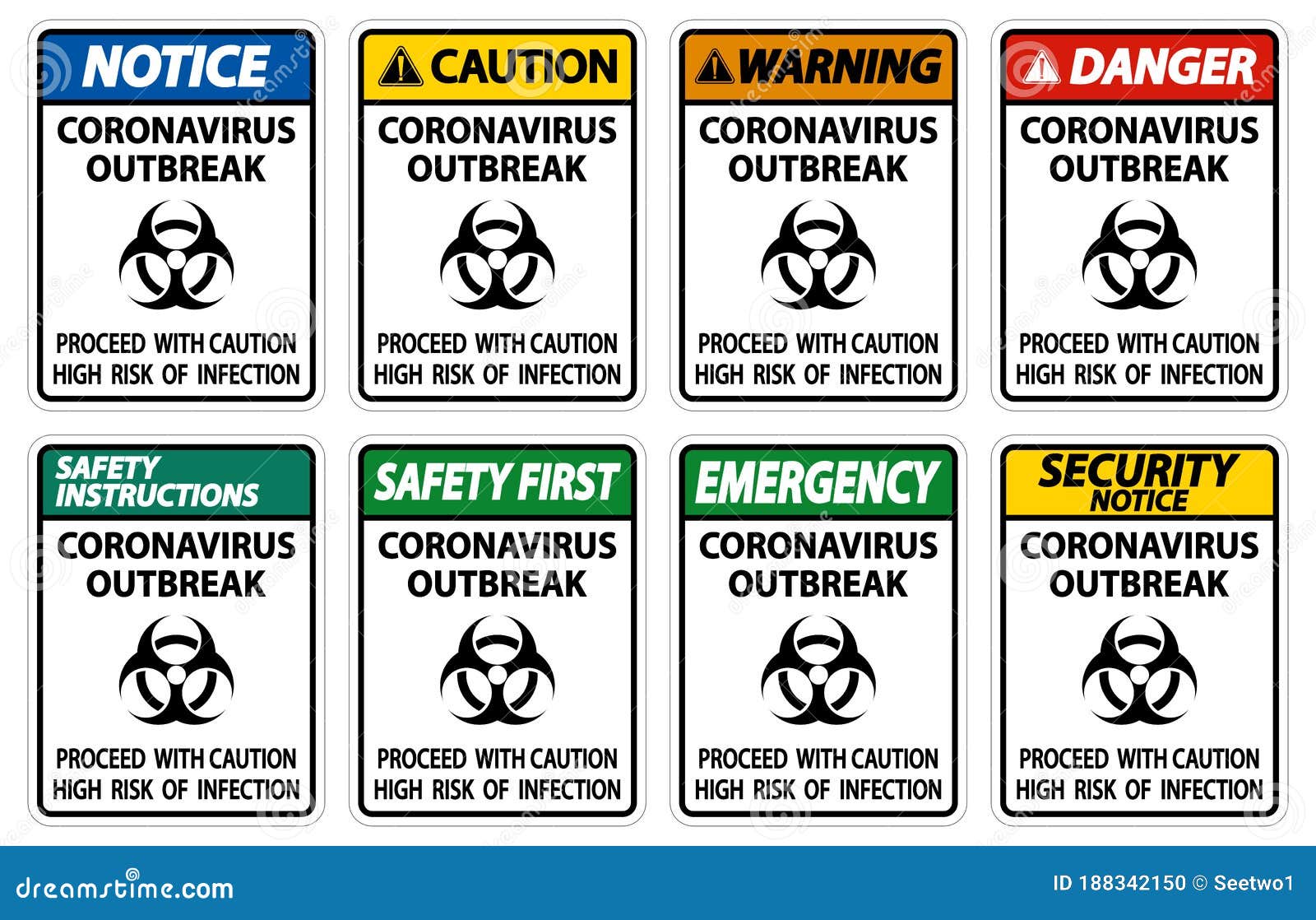Coronavirus Outbreak Sign Isolate on White Background,Vector ...