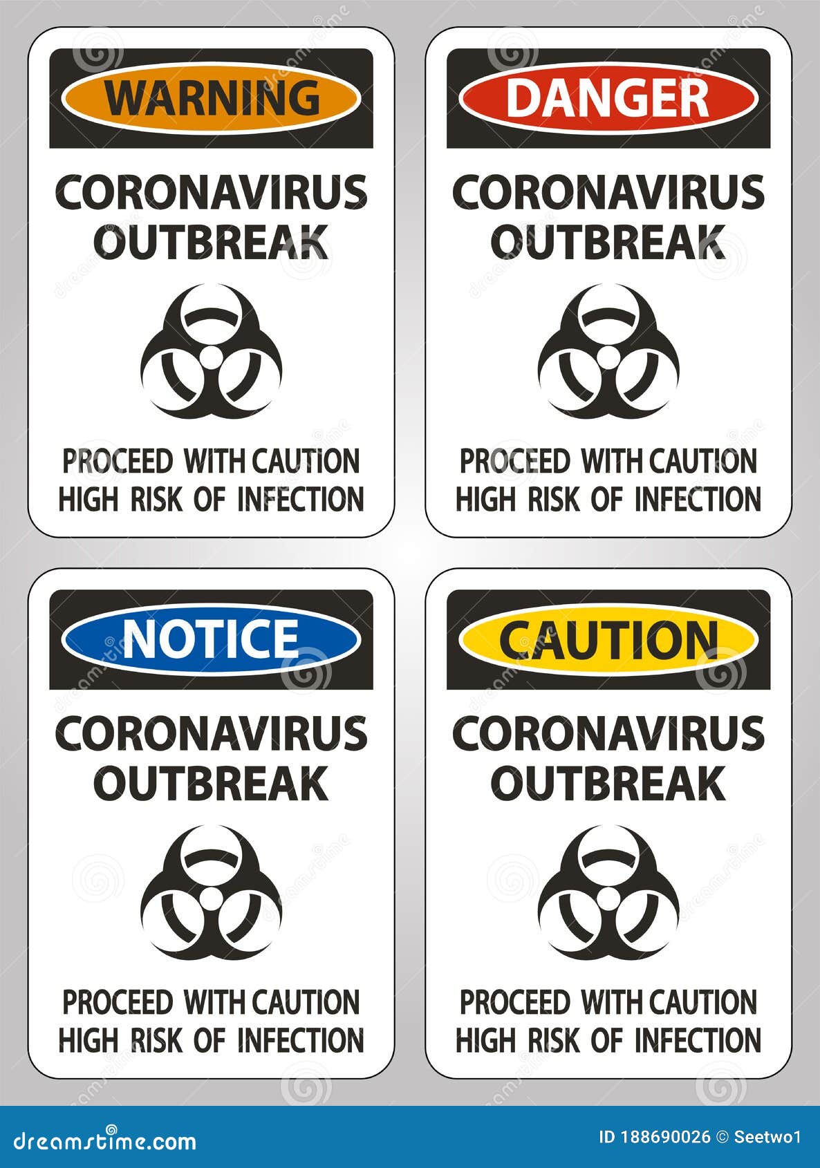 Coronavirus Outbreak Sign Isolate on White Background,Vector ...
