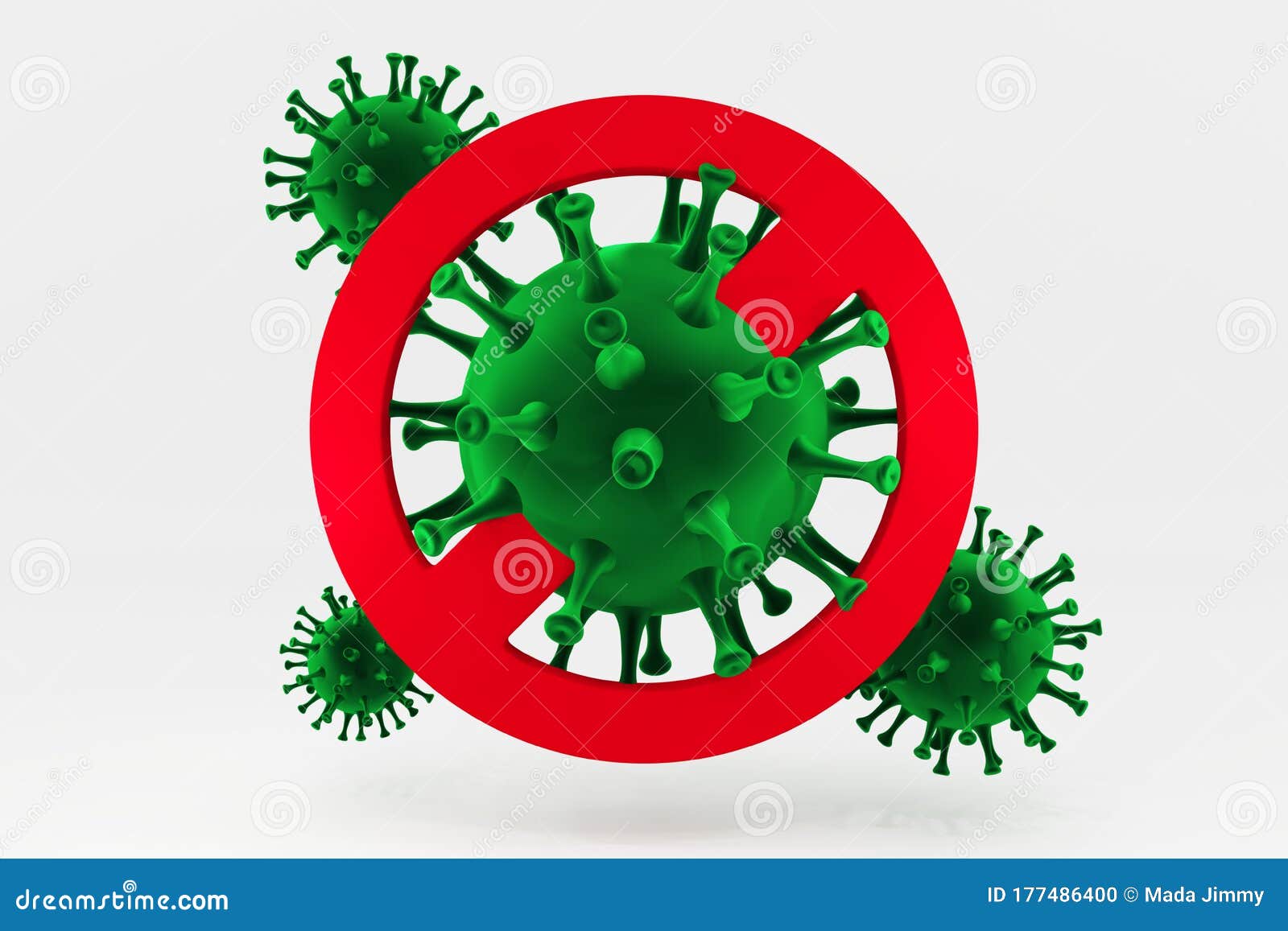 Coronavirus Stop Sign. stock illustration. Illustration of corona ...