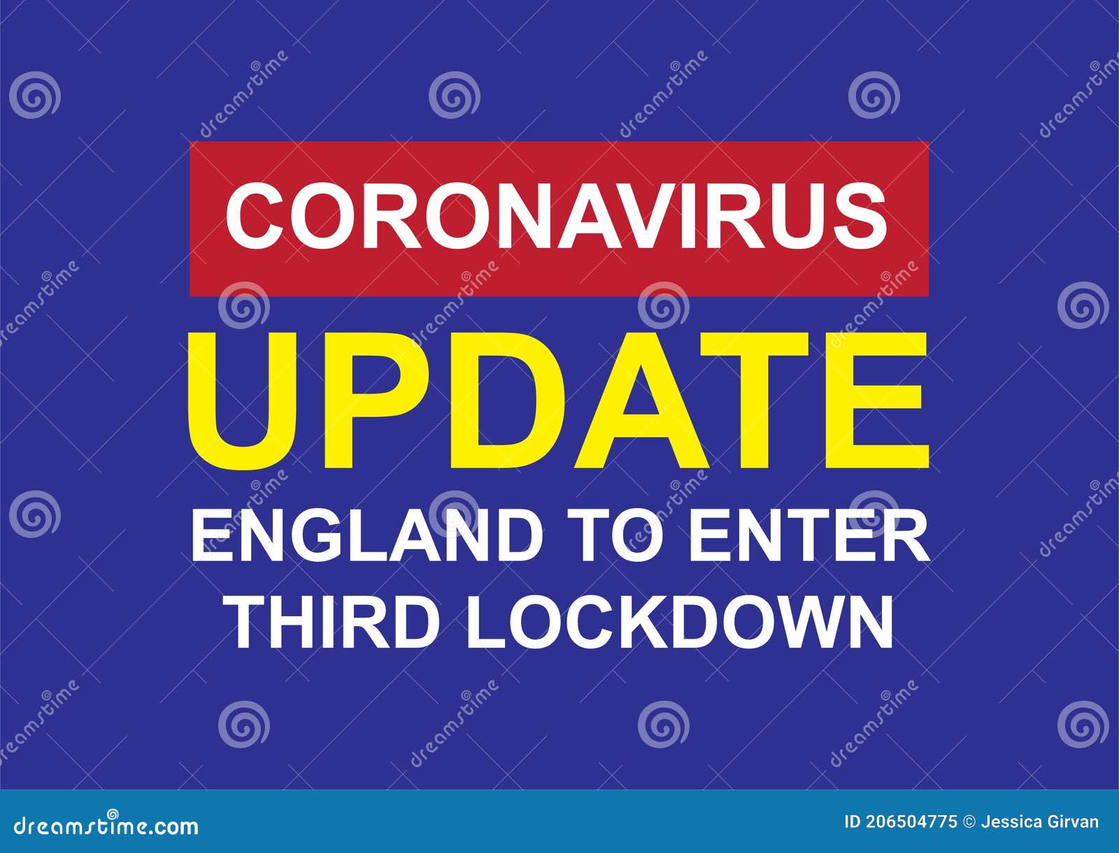 England Lockdown Confinement Preventing Coronavirus Spread Or Outbreak ...