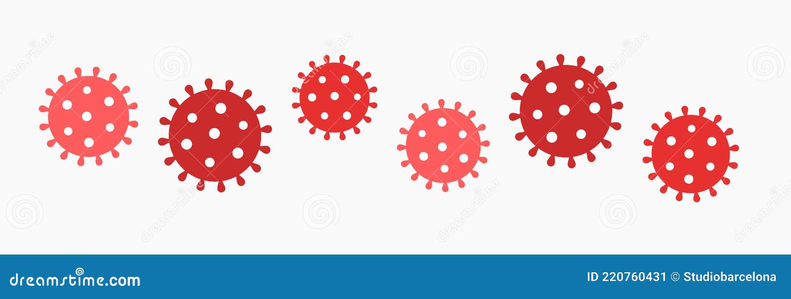 Coronavirus Virus SARS-CoV-2 Model Red Symbol Shape Stock Vector ...