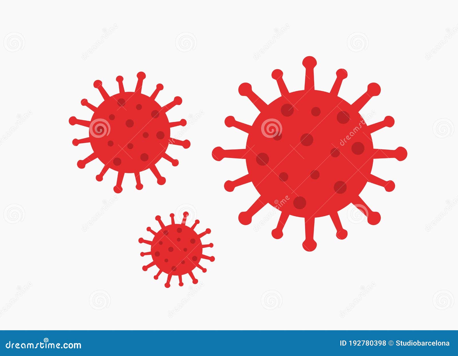 Coronavirus Virus SARS-CoV-2 Model Symbol Shape Stock Vector ...
