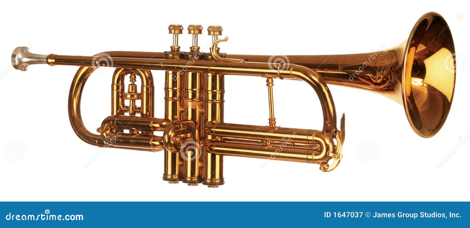 Coronet iso stock image. Image of cornet, blast, white - 1647037