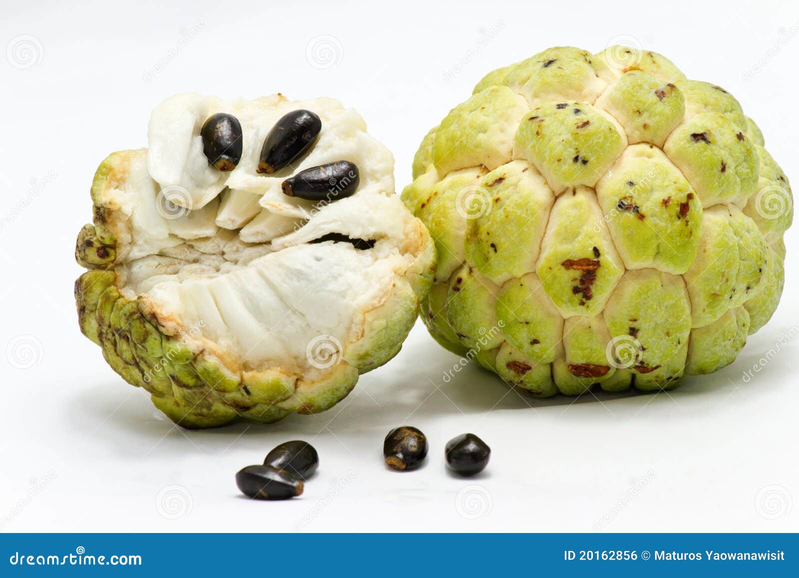 Corossol photo stock. Image du isolement, graine, nourriture - 20162856