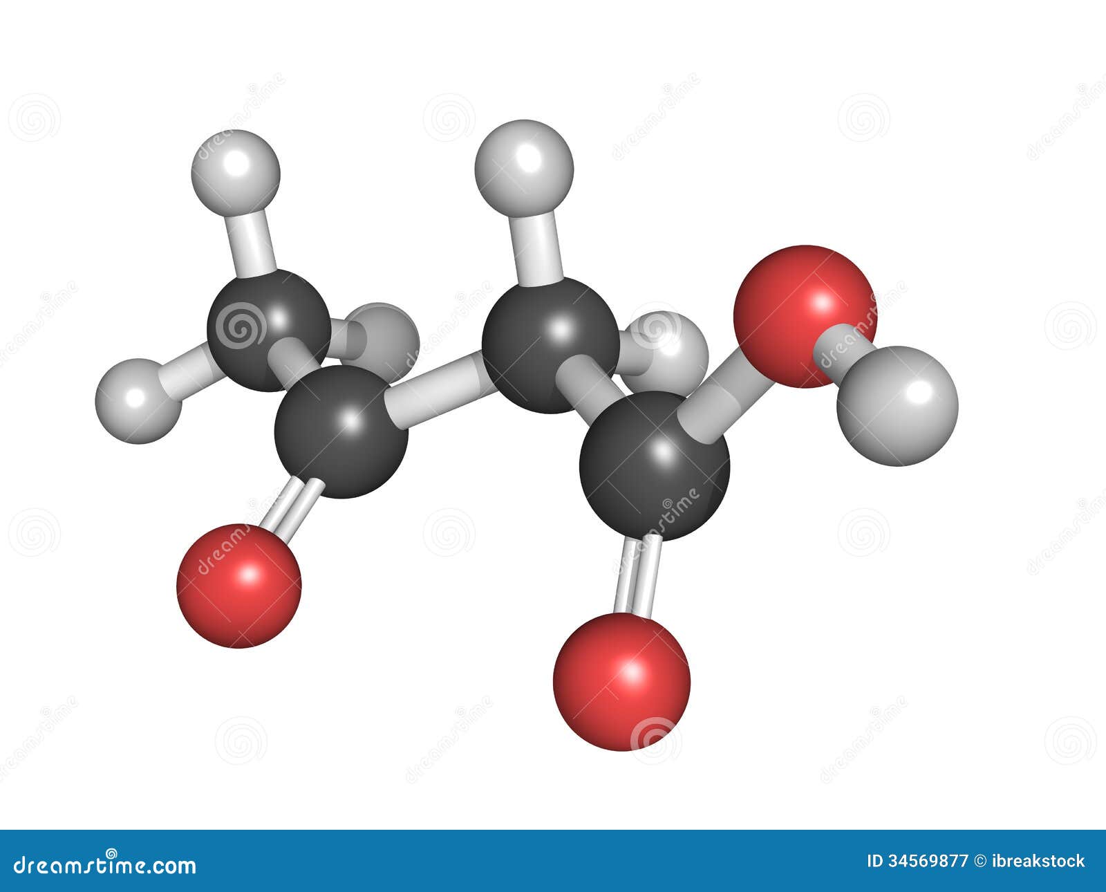 Corpo Di Chetone (acido Acetilacetico), Modelli Molecolari ...
