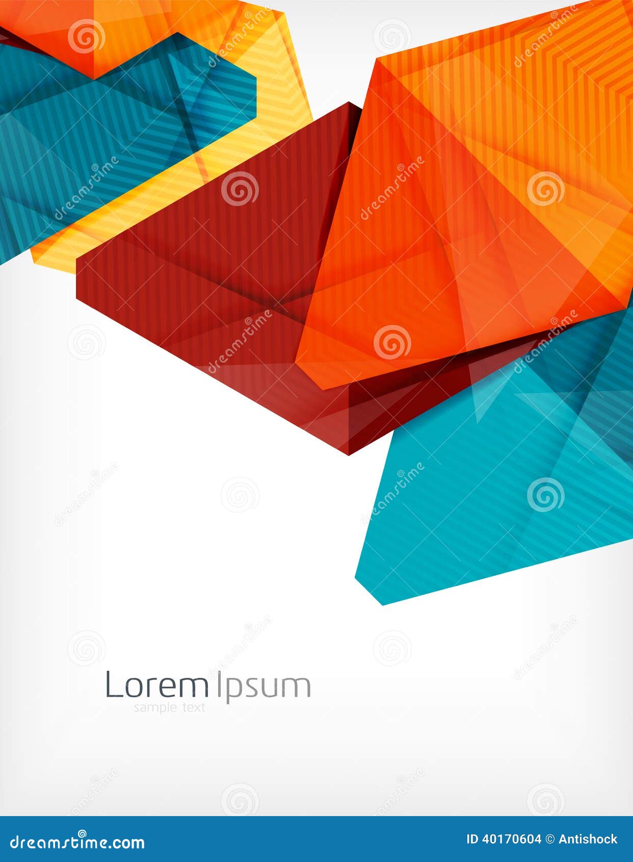 Corporate Abstract Business Template Stock Vector - Illustration of ...