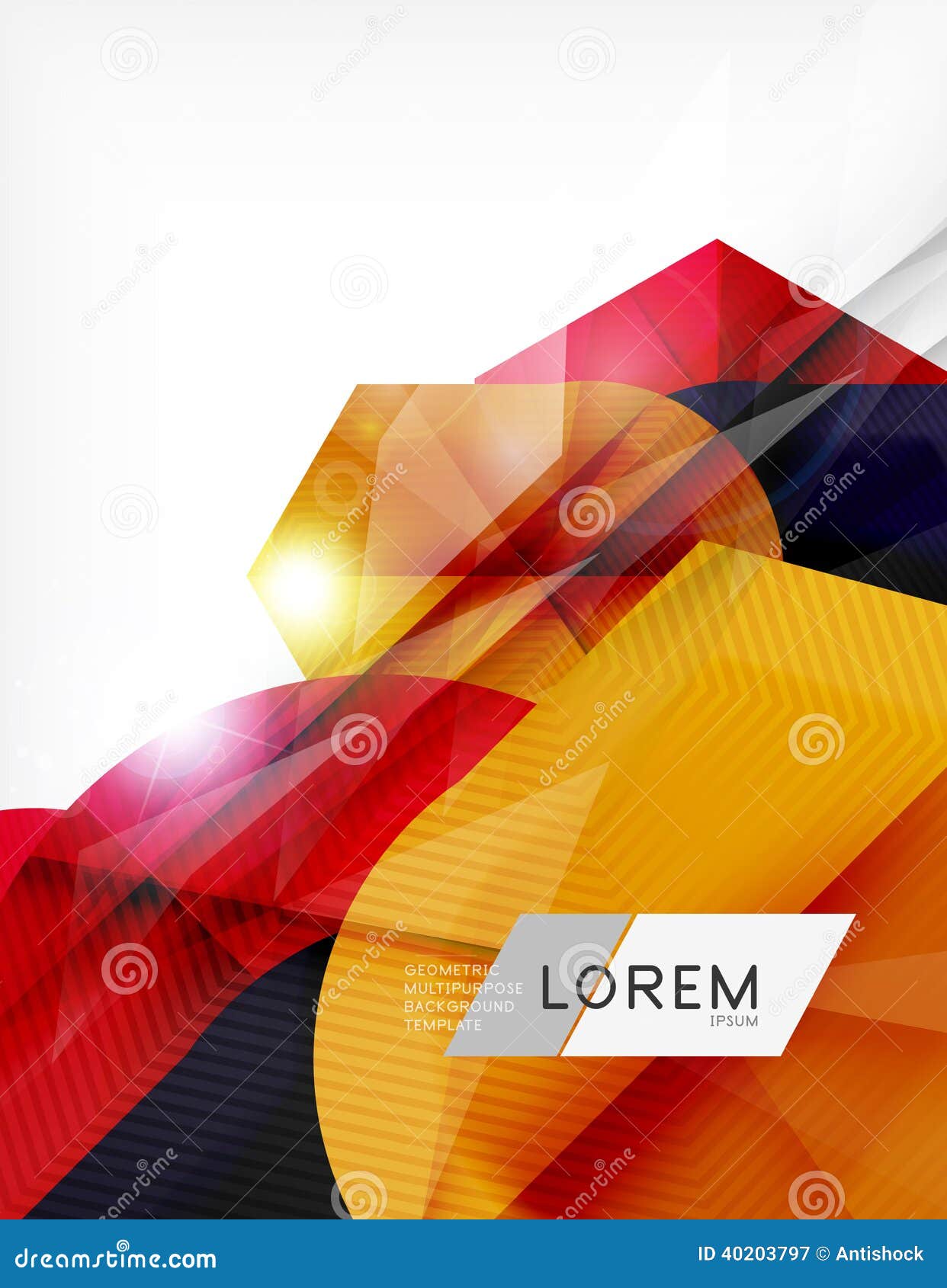 Corporate Abstract Business Template Stock Vector - Illustration of ...