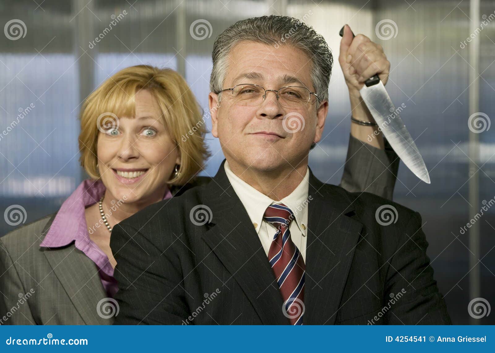 Corporate Backstabber stock image. Image of secretary - 4254541