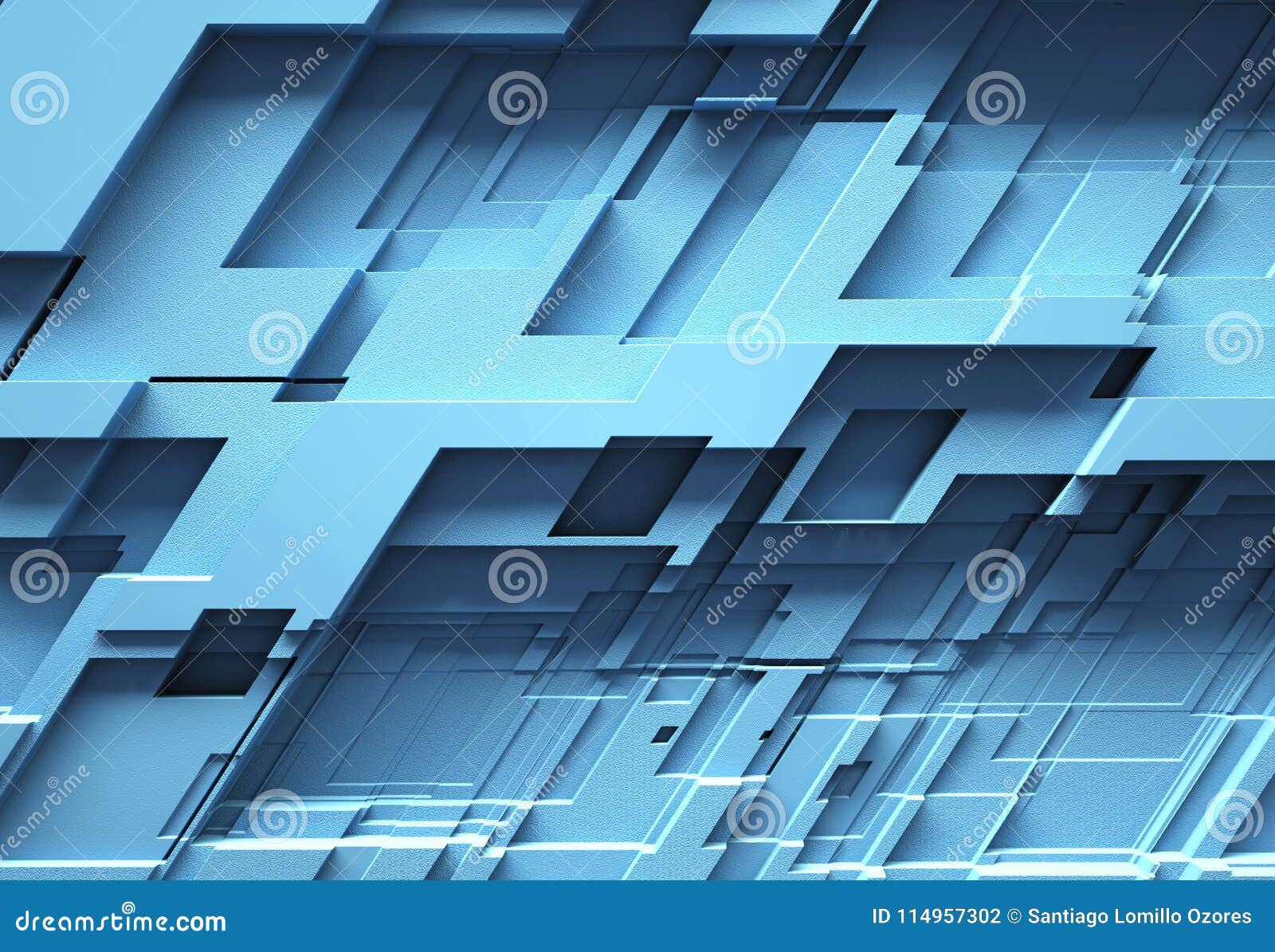 Blue Blocks Wedding Invitation Card Royalty-Free Stock Photography ...