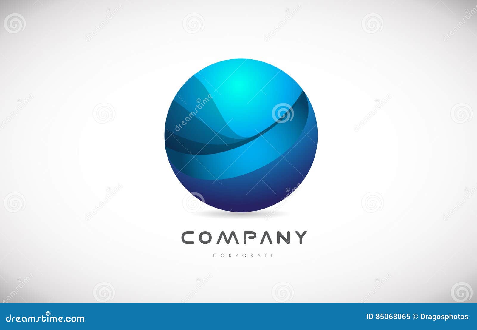 Corporate Blue Business Sphere Logo Icon Design Stock Vector ...