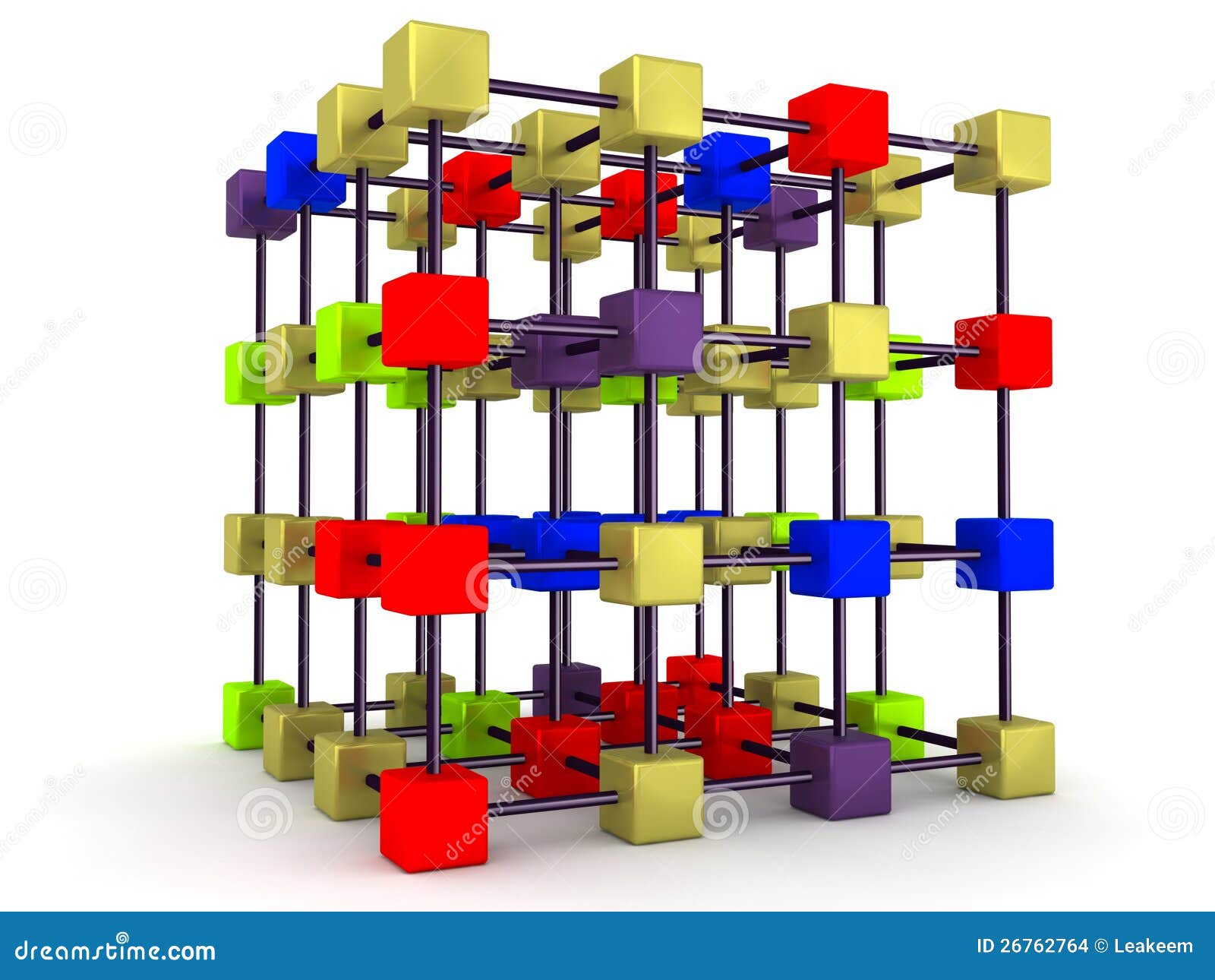 Corporate Box Structure stock illustration. Illustration of digital ...