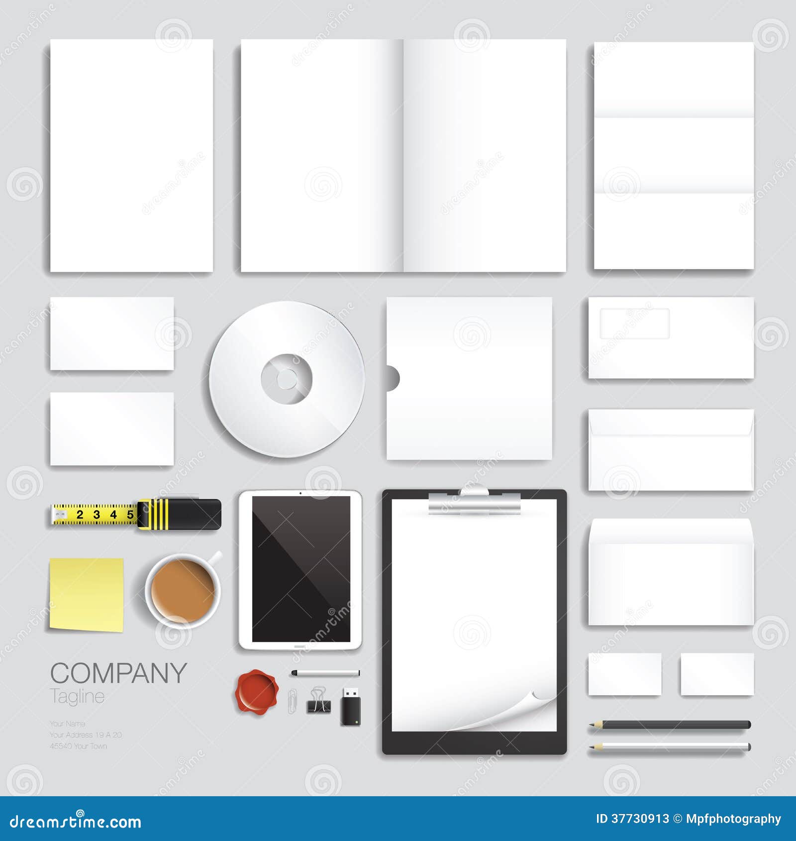 Corporate Brand Identity Vector Template Design Se Stock Vector ...