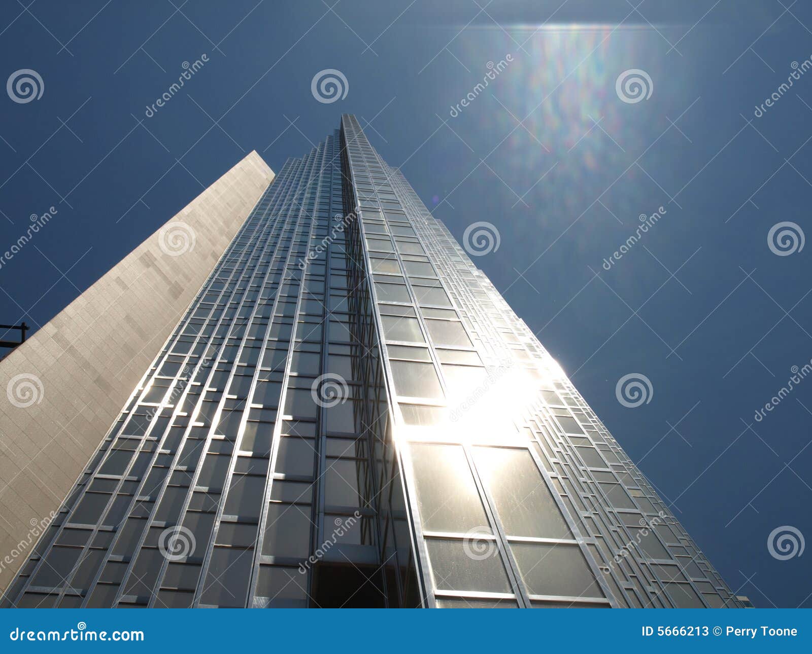Corporate Building on Sunny Day Stock Image - Image of buildings ...