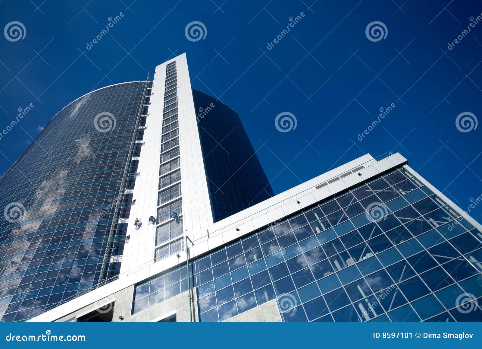 Corporate Buildings in Perspective Stock Image - Image of colour ...