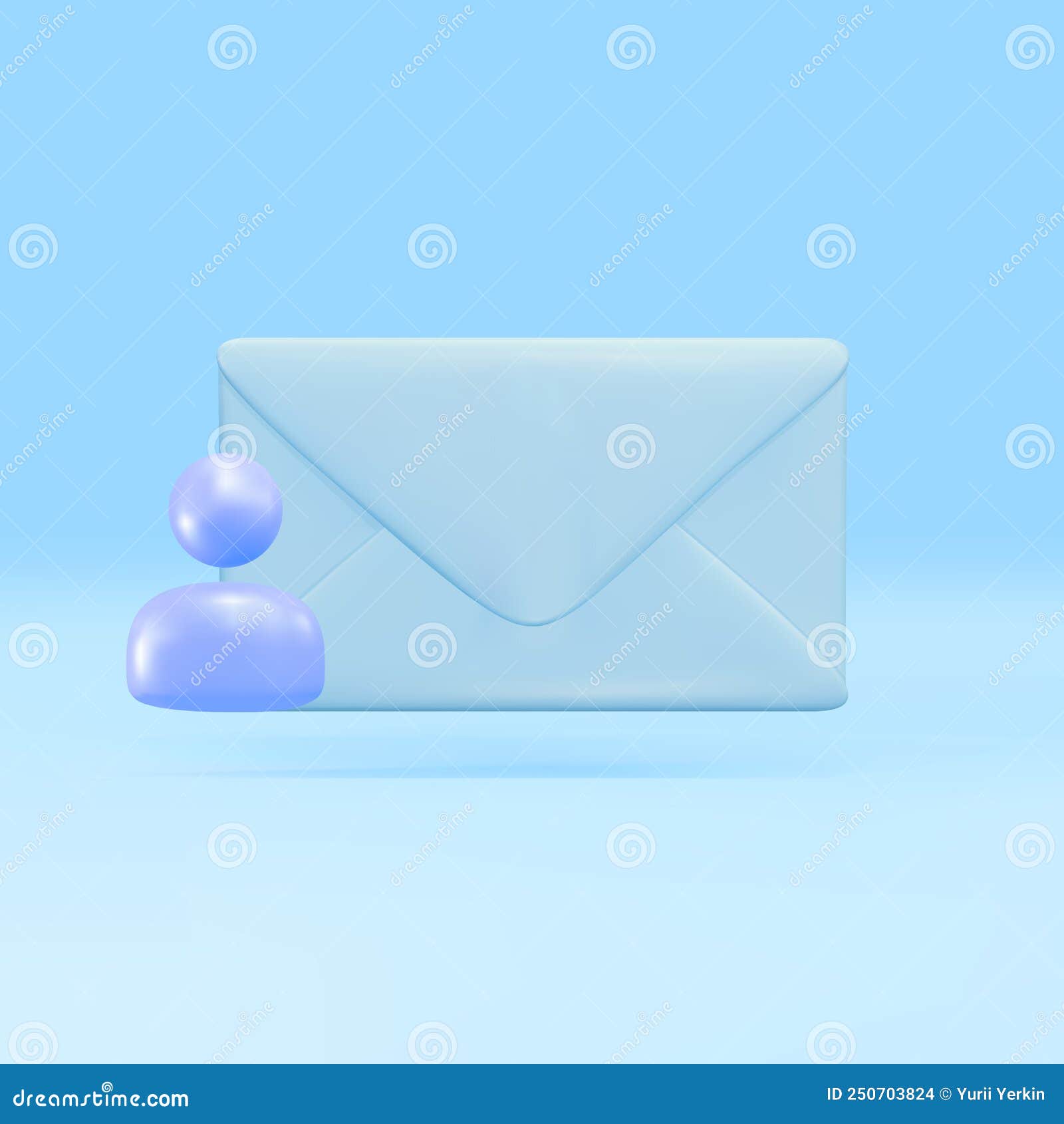 Corporate Business Communication in Letters. Vector Illustration Stock ...