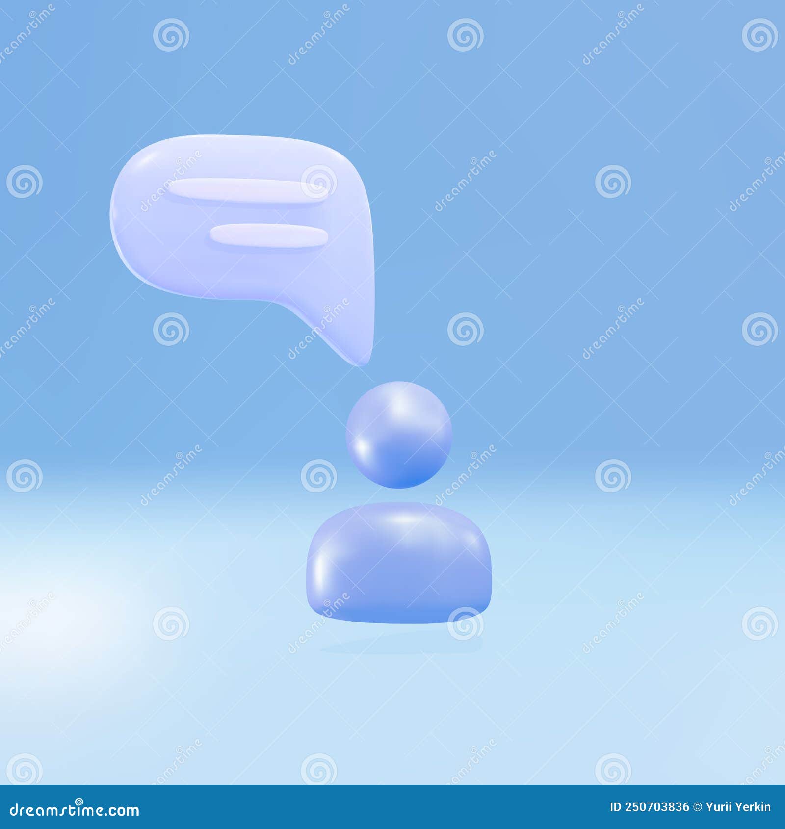 Corporate Business Communication in Messages. Vector Illustration Stock ...