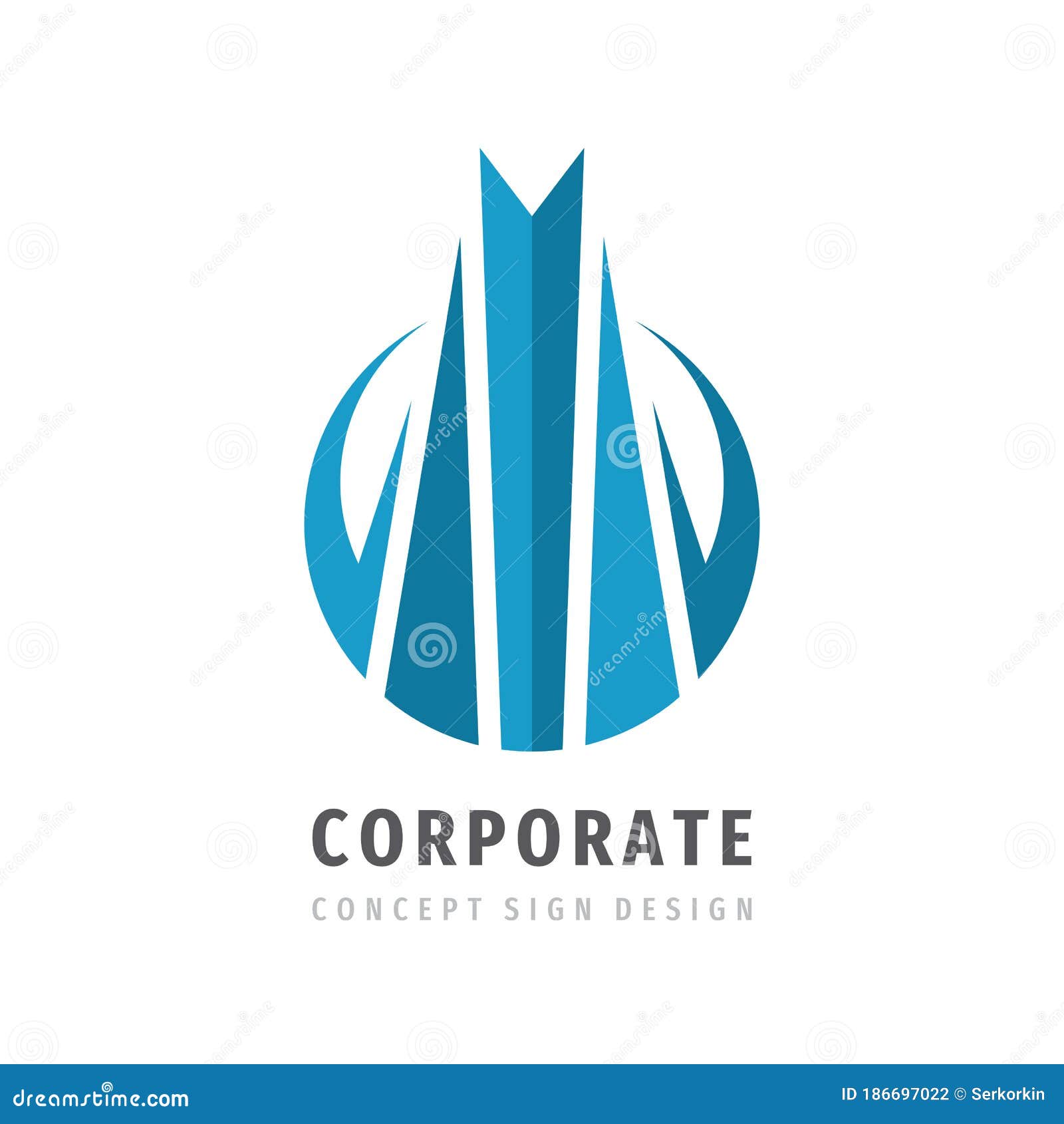 Corporate Business - Concept Logo Template Vector Illustration ...