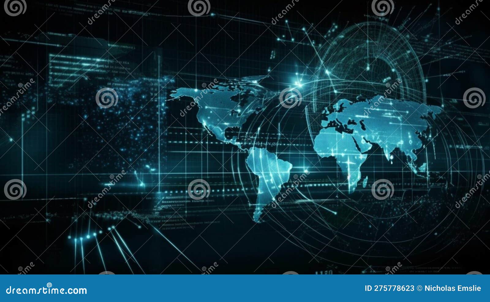 Corporate Business Globalization Background Wallpaper Ai Generated ...