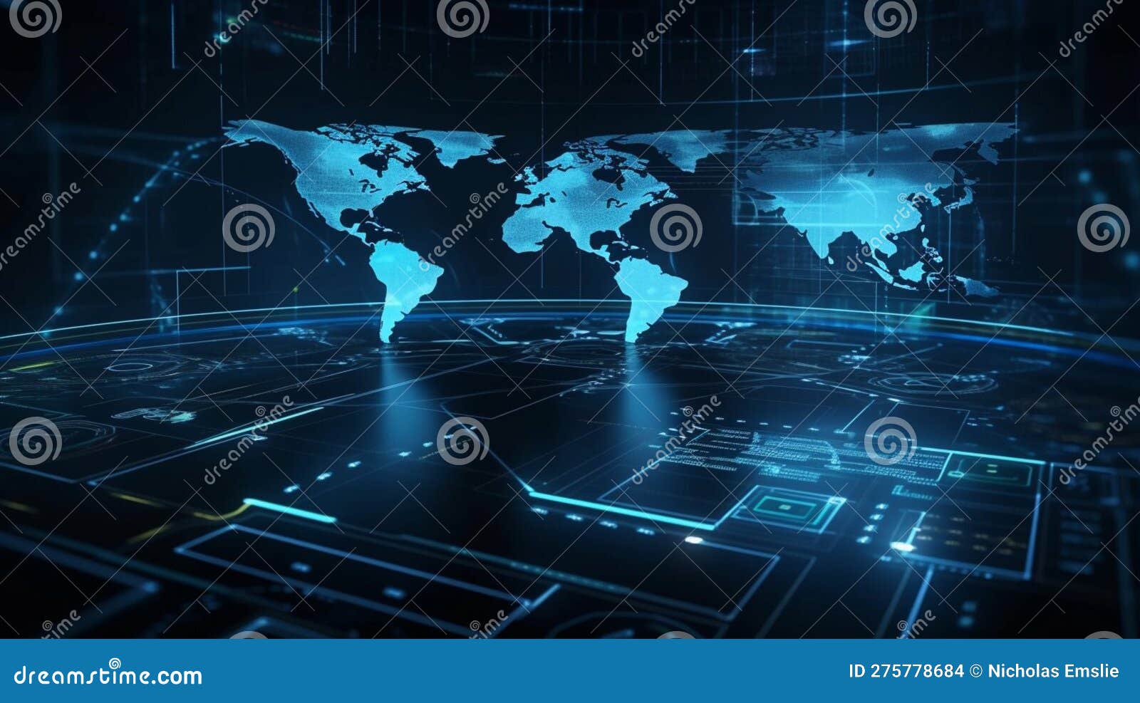 Corporate Business Globalization Background Wallpaper Ai Generated ...