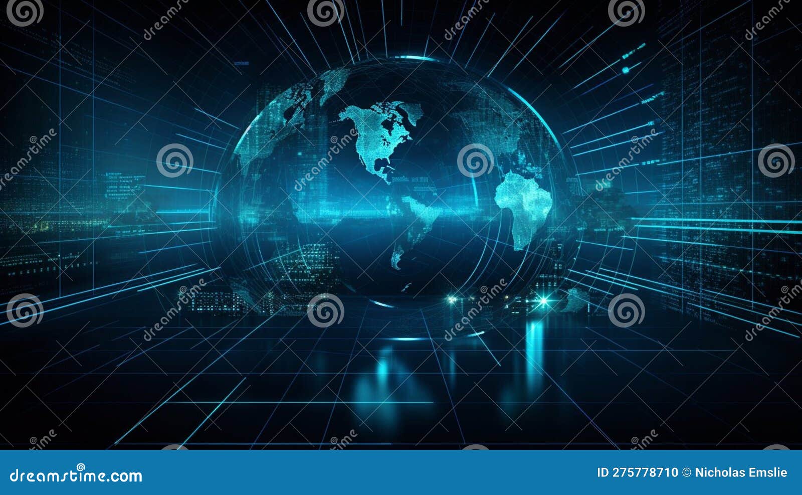 Corporate Business Globalization Background Wallpaper Ai Generated ...