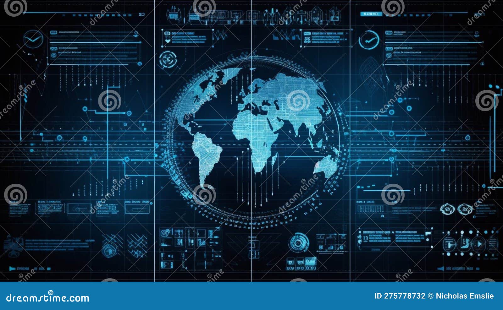 Corporate Business Globalization Background Wallpaper Ai Generated ...