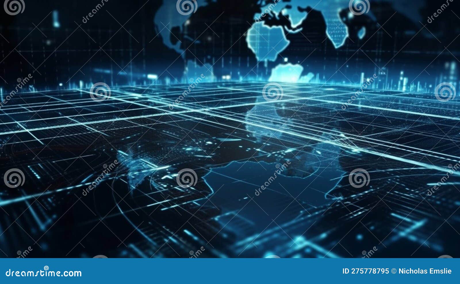 Corporate Business Globalization Background Wallpaper Ai Generated ...