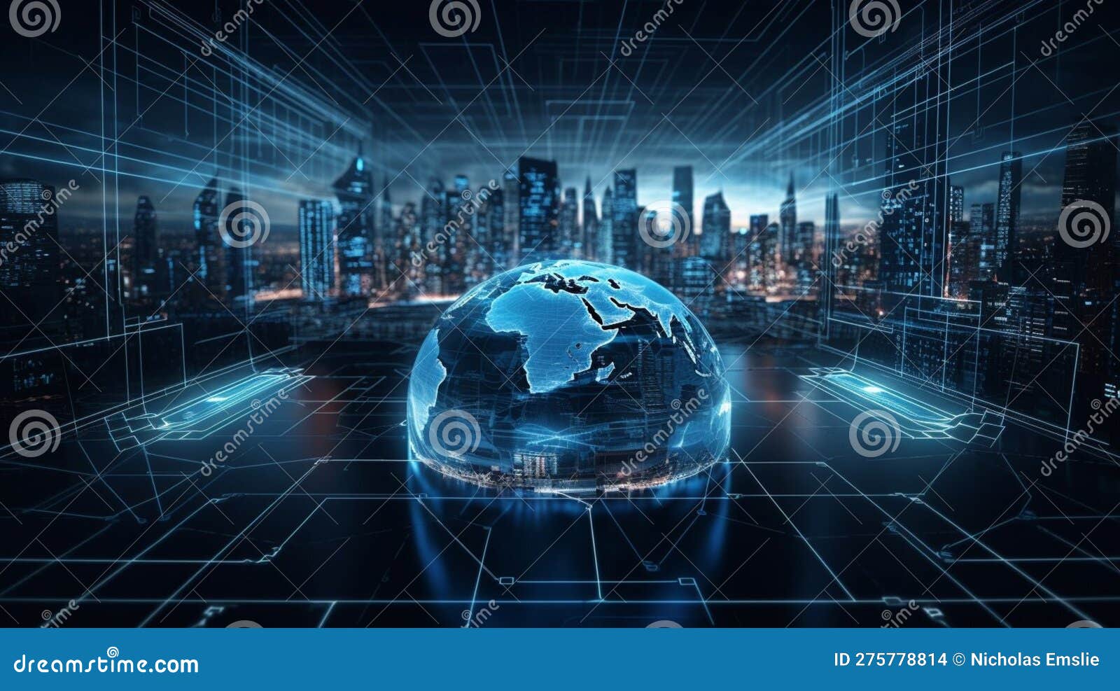 Corporate Business Globalization Background Wallpaper Ai Generated ...