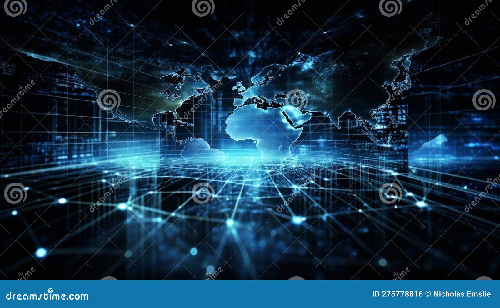 Corporate Business Globalization Background Wallpaper Ai Generated ...