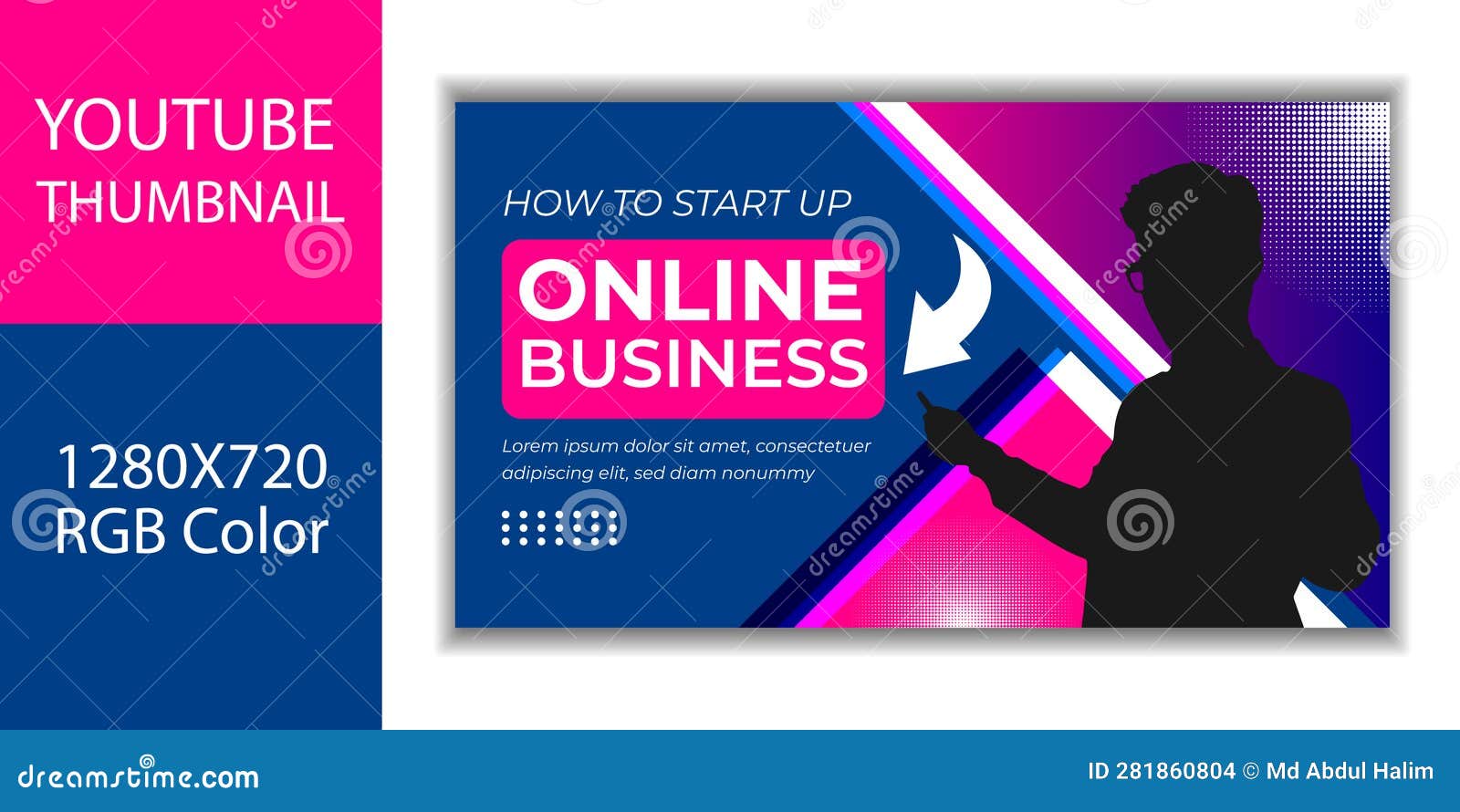 Corporate Business Idea Youtube Video Thumbnail or Web Banner Design ...