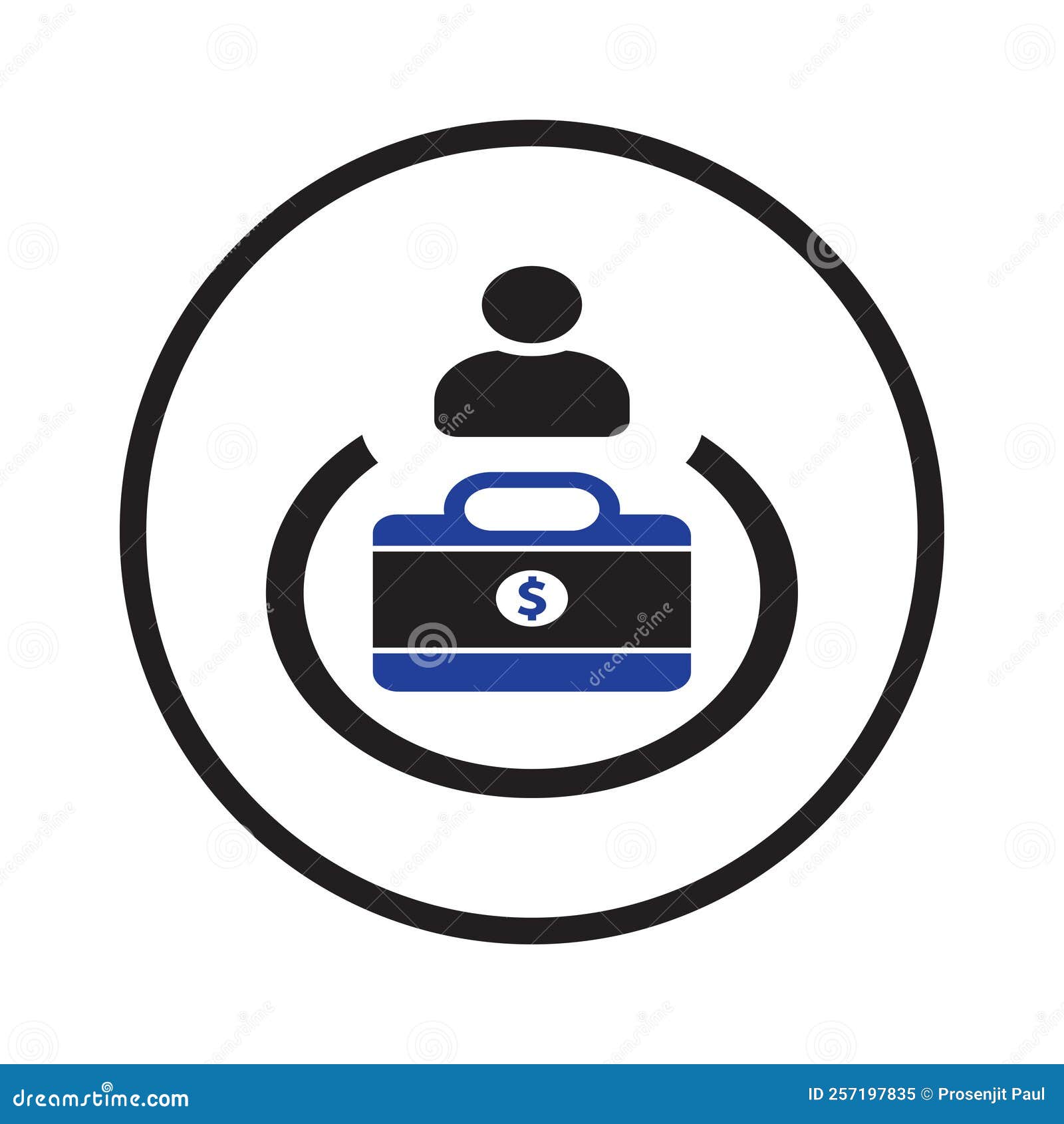 Corporate Business Man Icon Stock Vector - Illustration of people ...