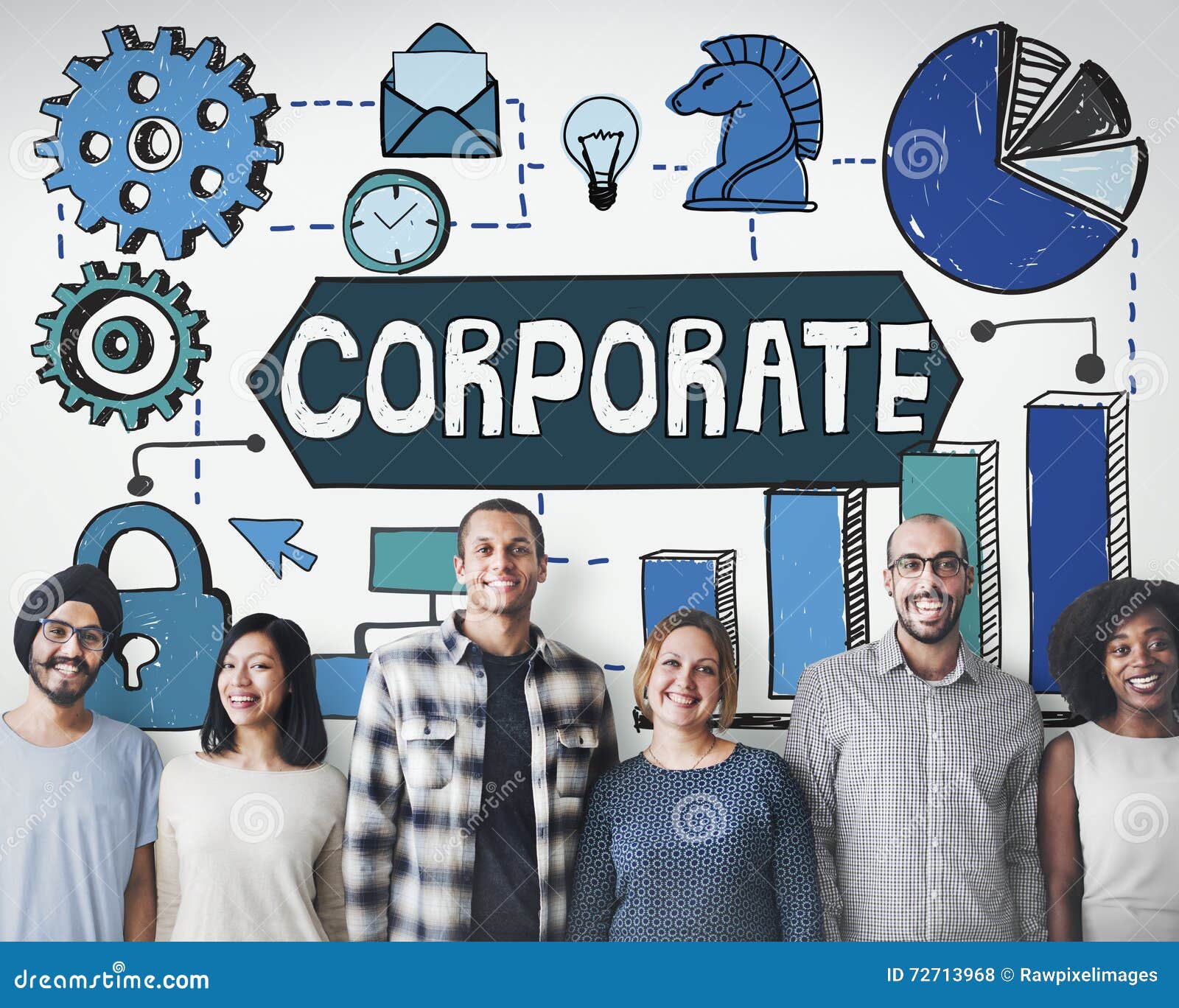 Corporate Business Organization Management Concept Stock Photo - Image ...
