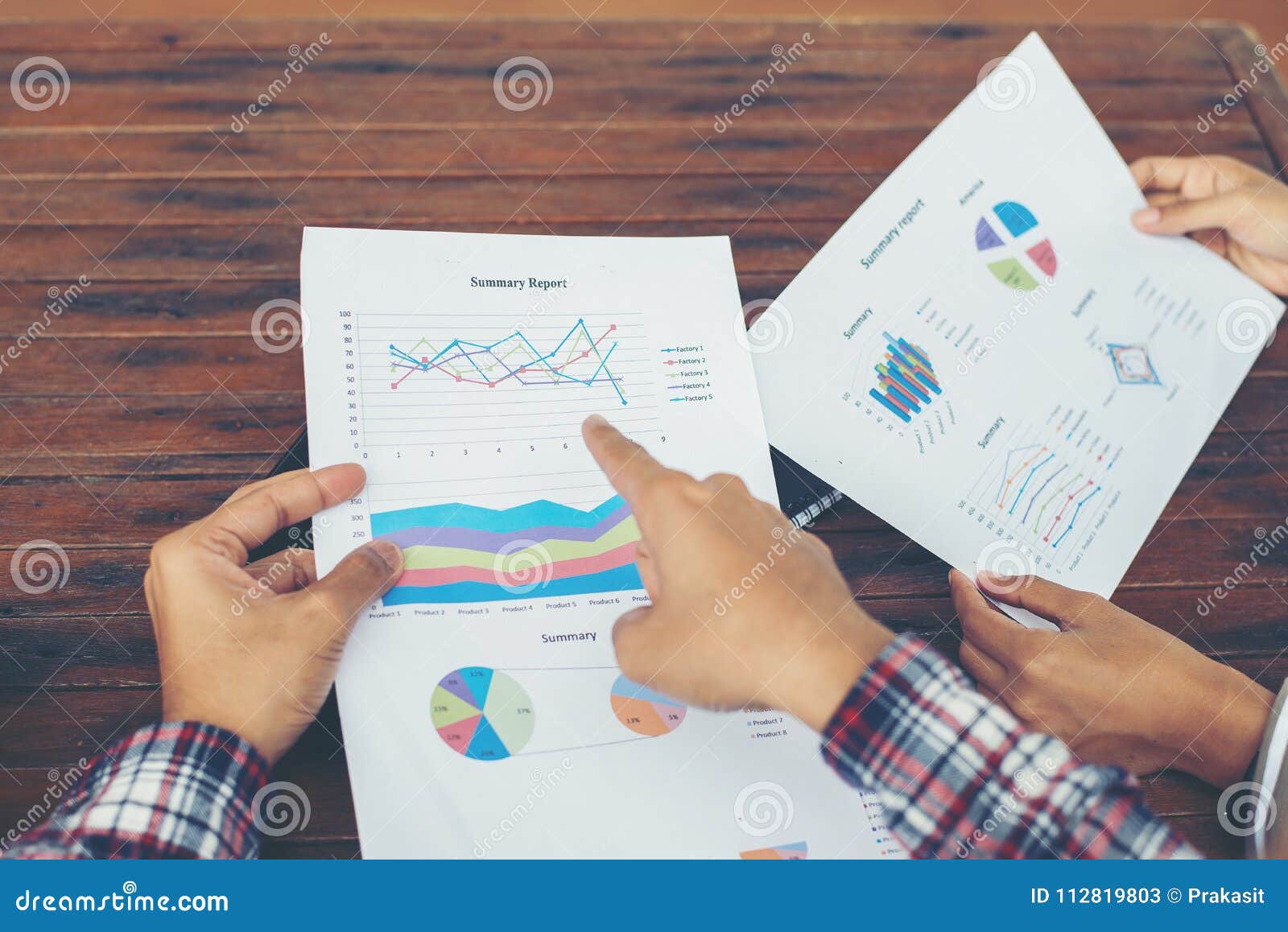 Corporate Business Planning with Business Chart Teamwork Concept Stock ...