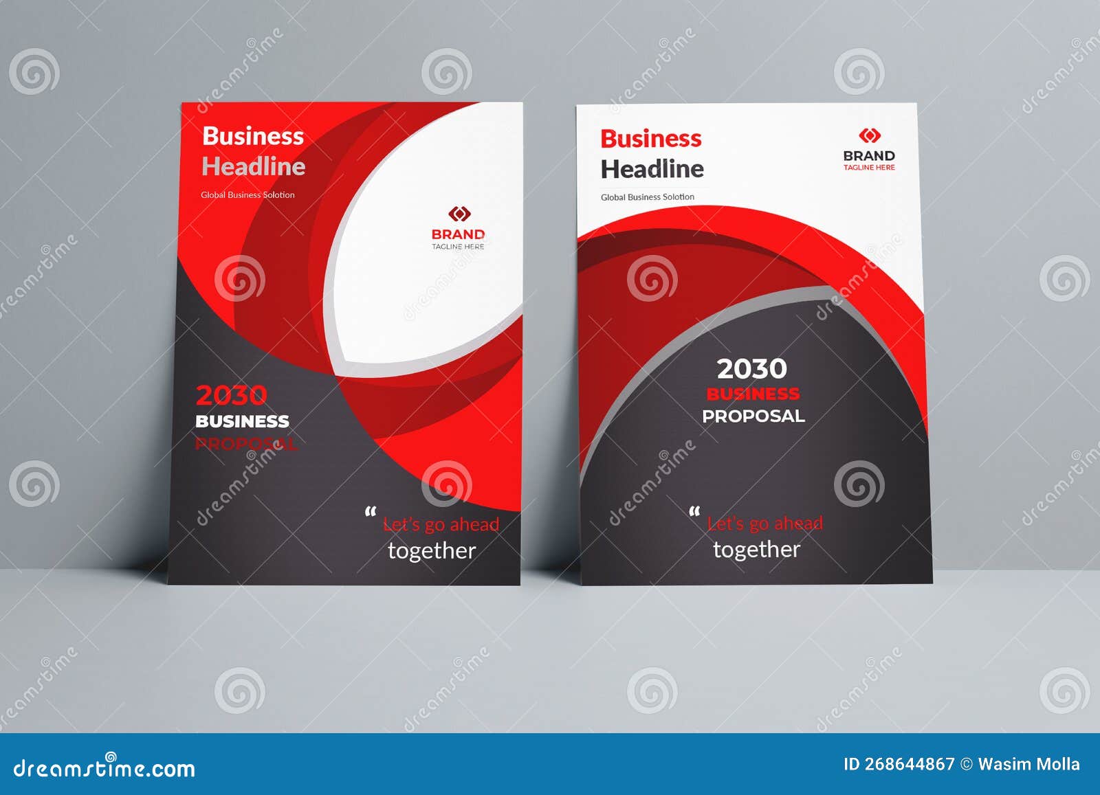 Business Proposal Cover Design Template Concepts Adept for Multipurpose ...