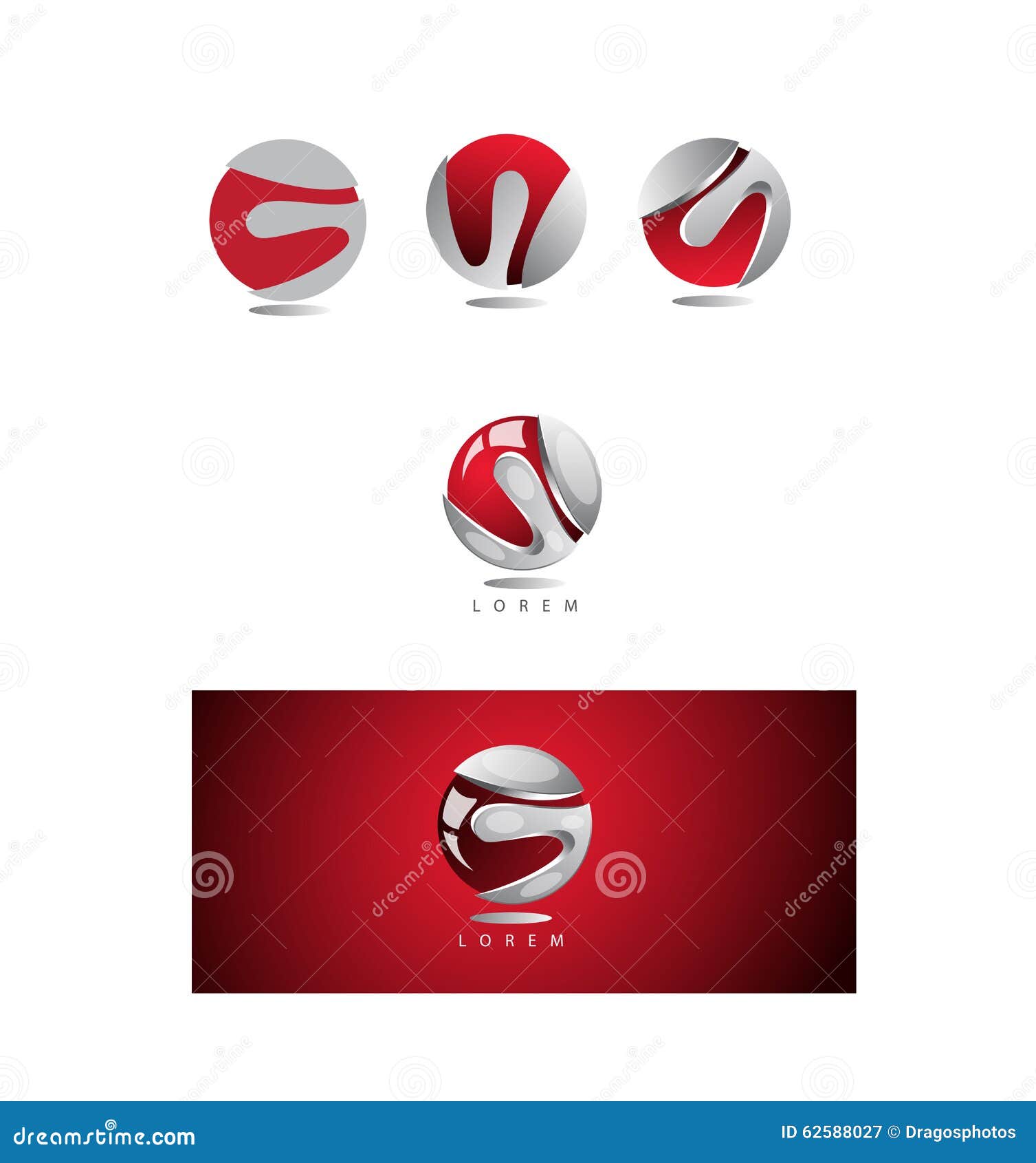 Corporate business sphere stock vector. Illustration of label - 62588027