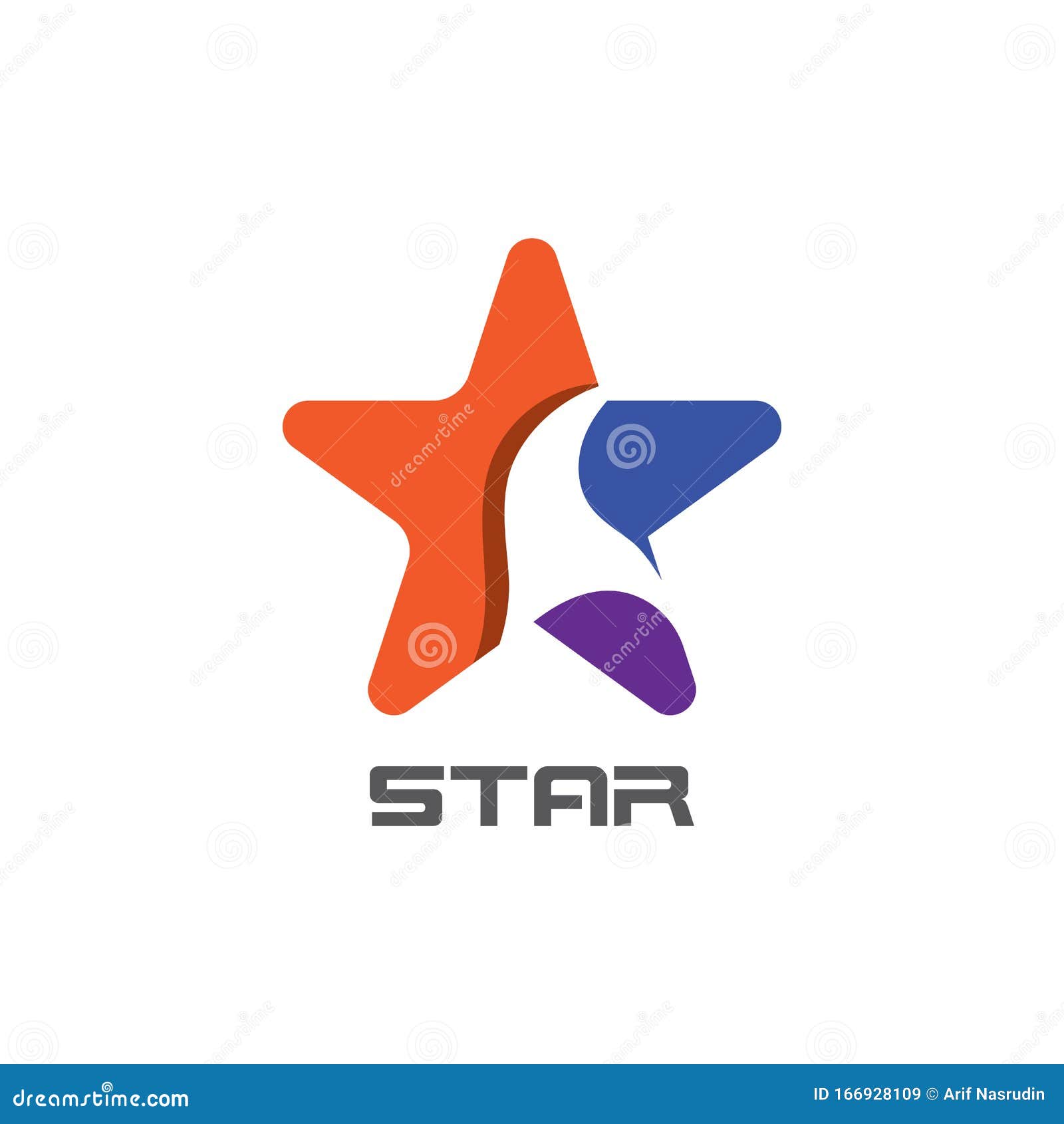Corporate Business Star Logo Vector Icon Concept Illustration Stock ...