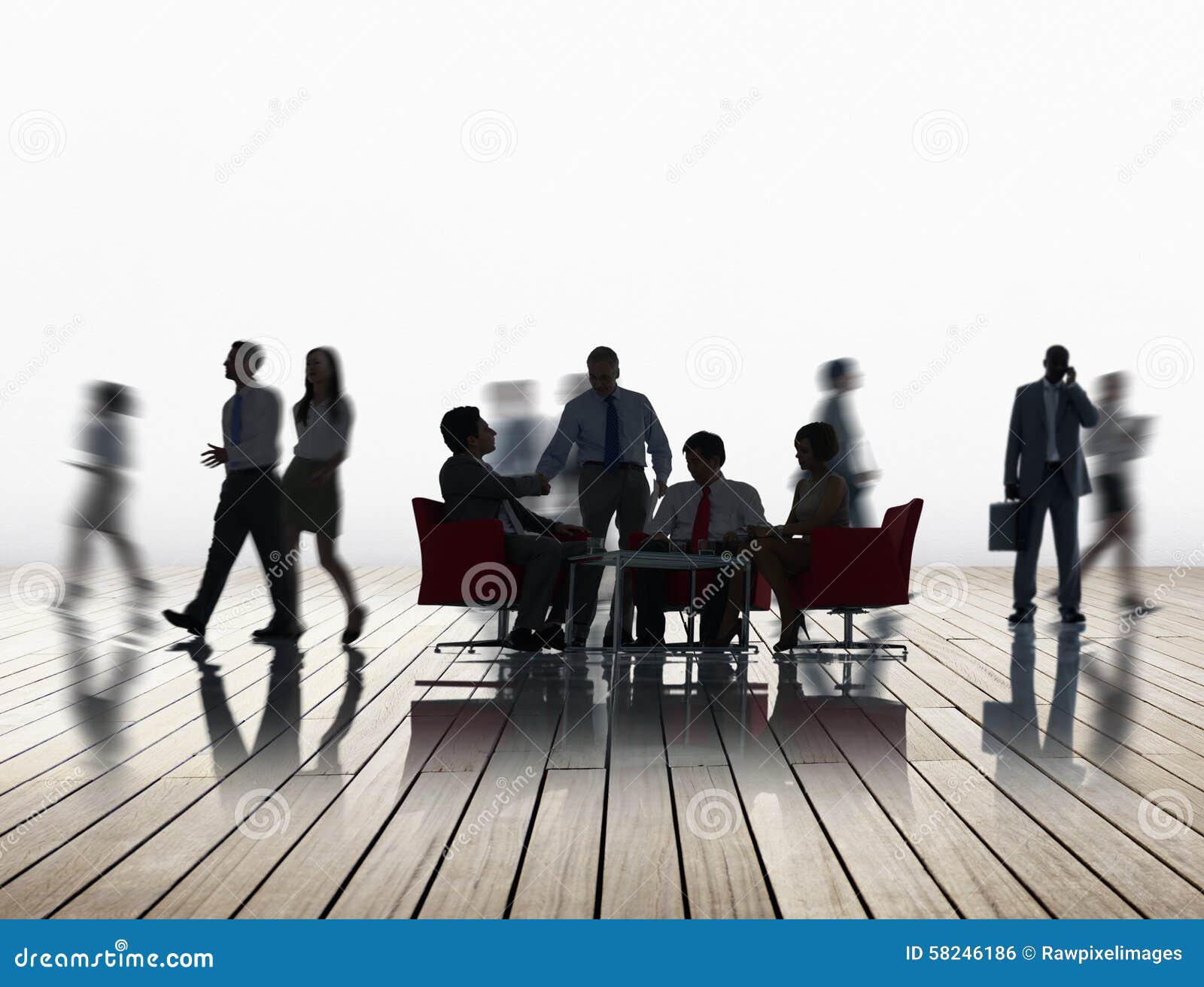 Corporate Business Team Discussion Collaboration Concept Stock Photo ...